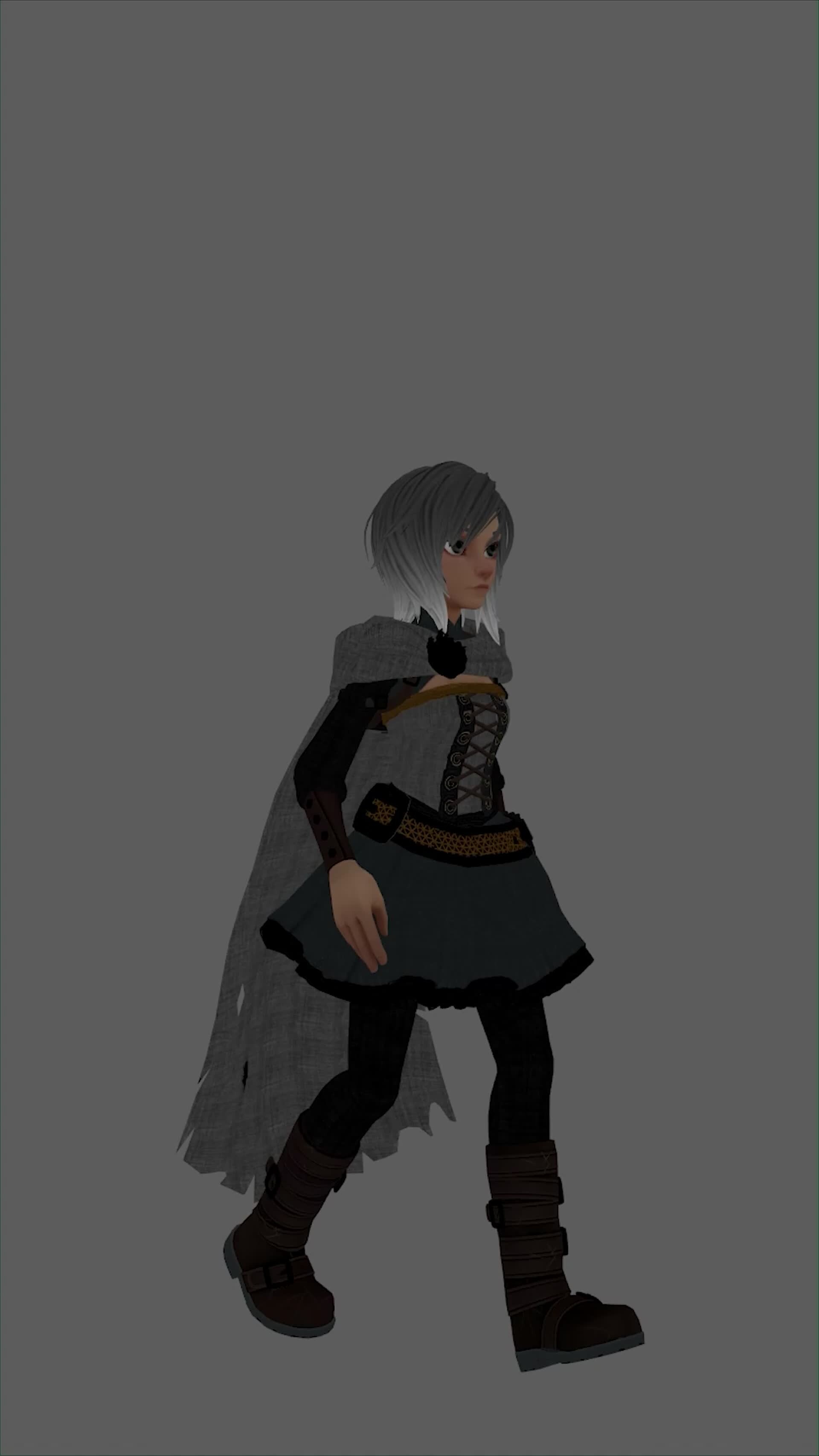 ArtStation - ruby walk cycle