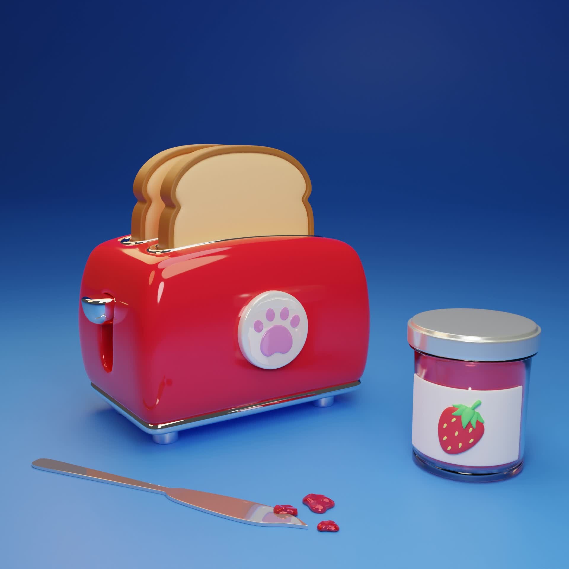 ArtStation - Toaster animation