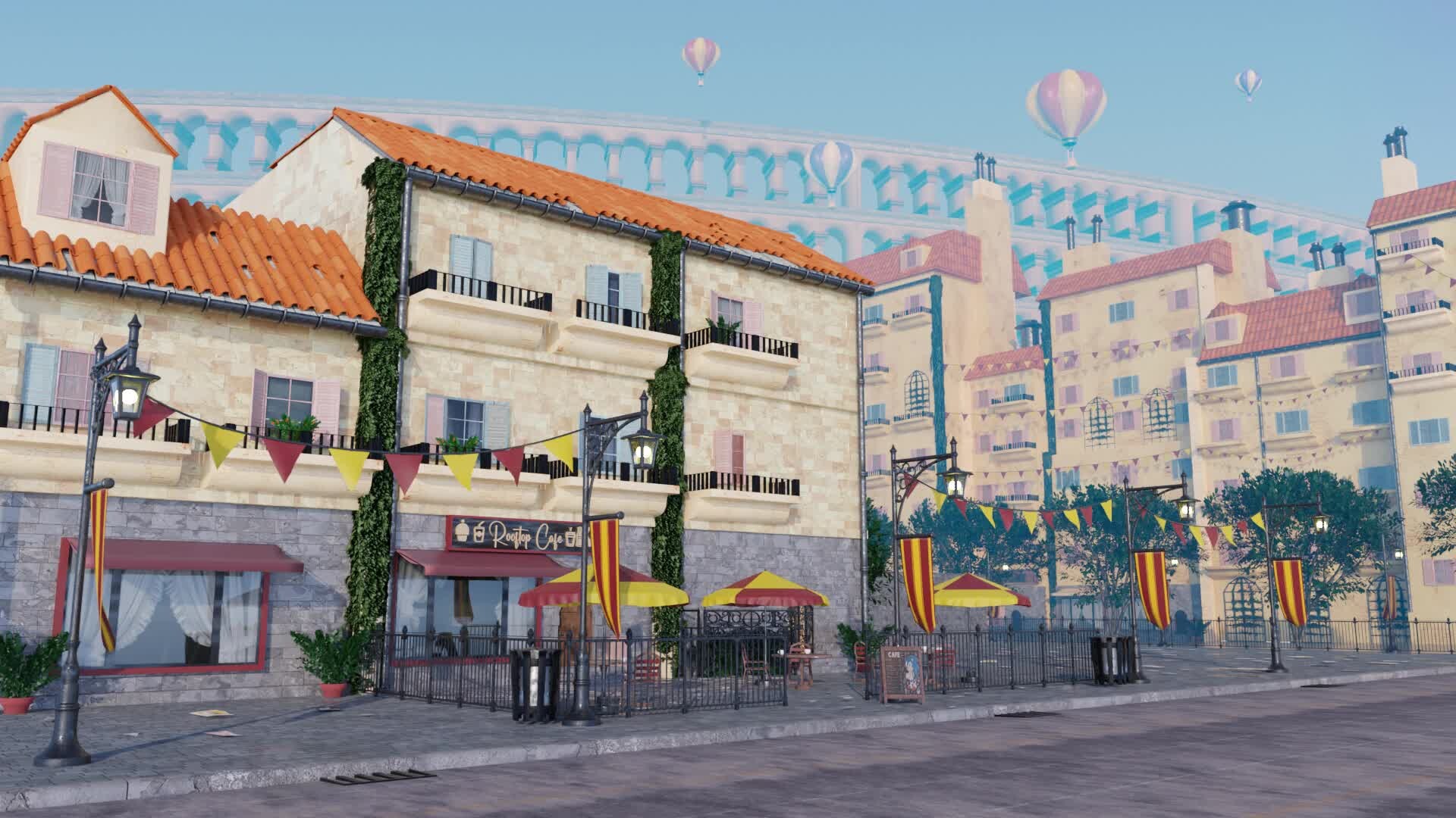 ArtStation - Rooftop Run - Spagonia