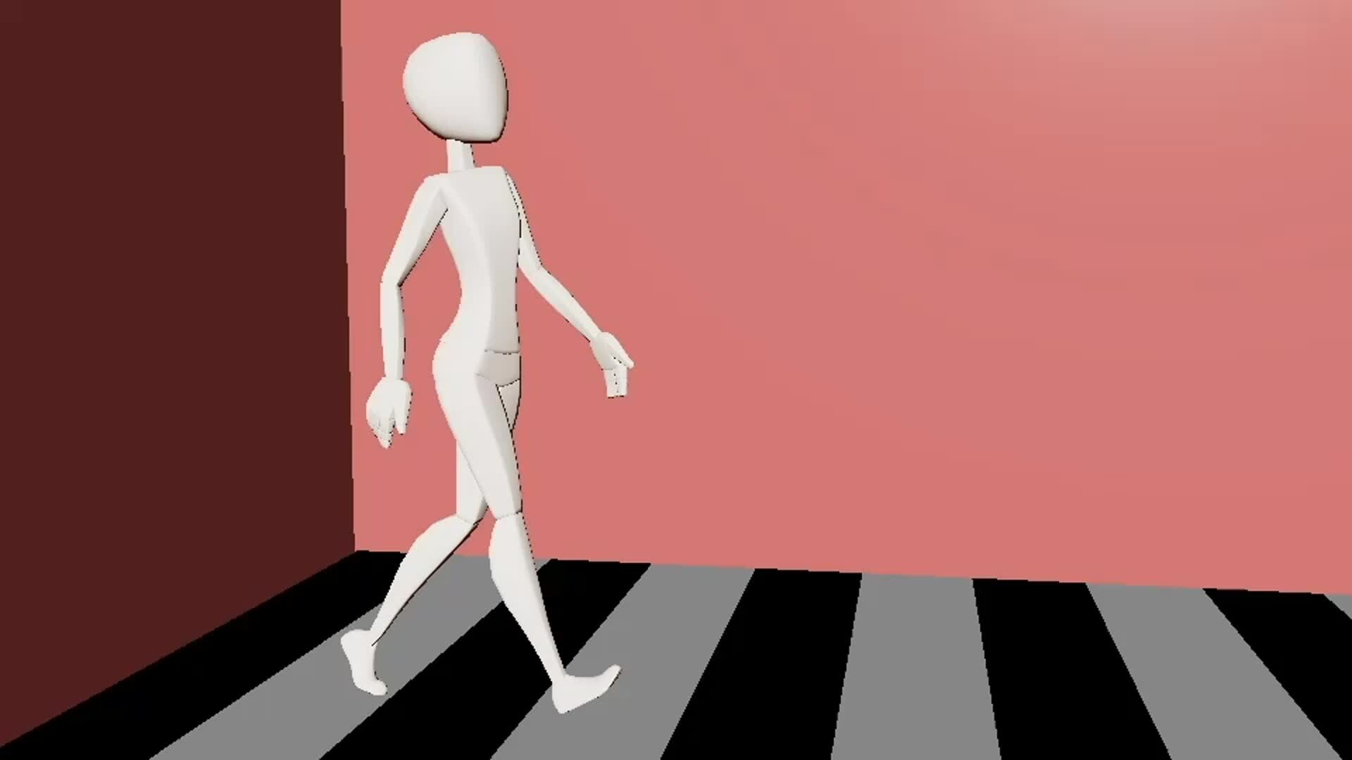 maggie maahs - Walk & Run Animation