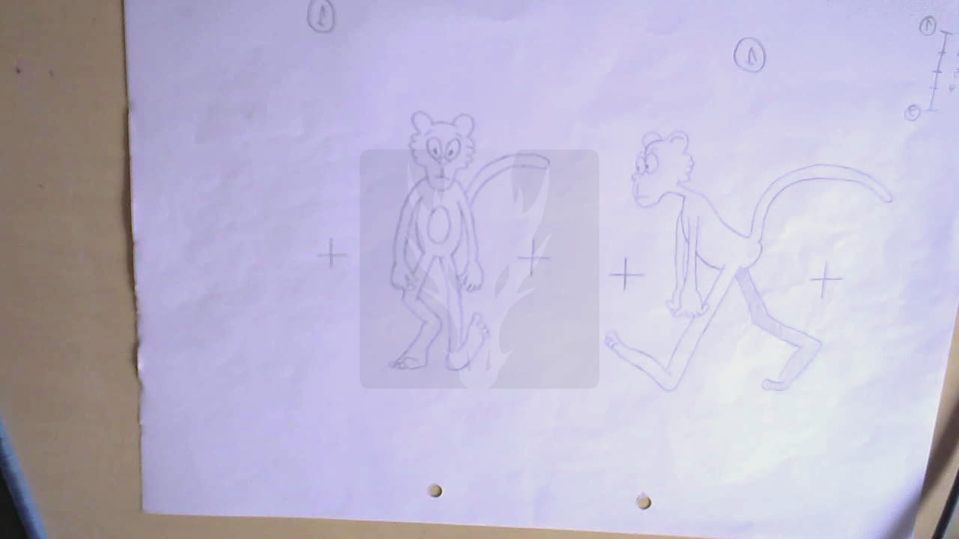 ArtStation - Walk Cycle Monkey - Traditional Way