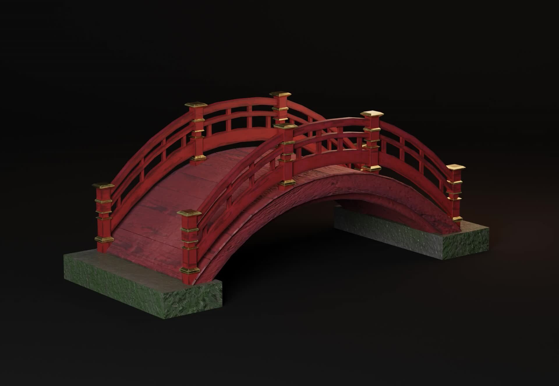 ArtStation - Japanese Bridge