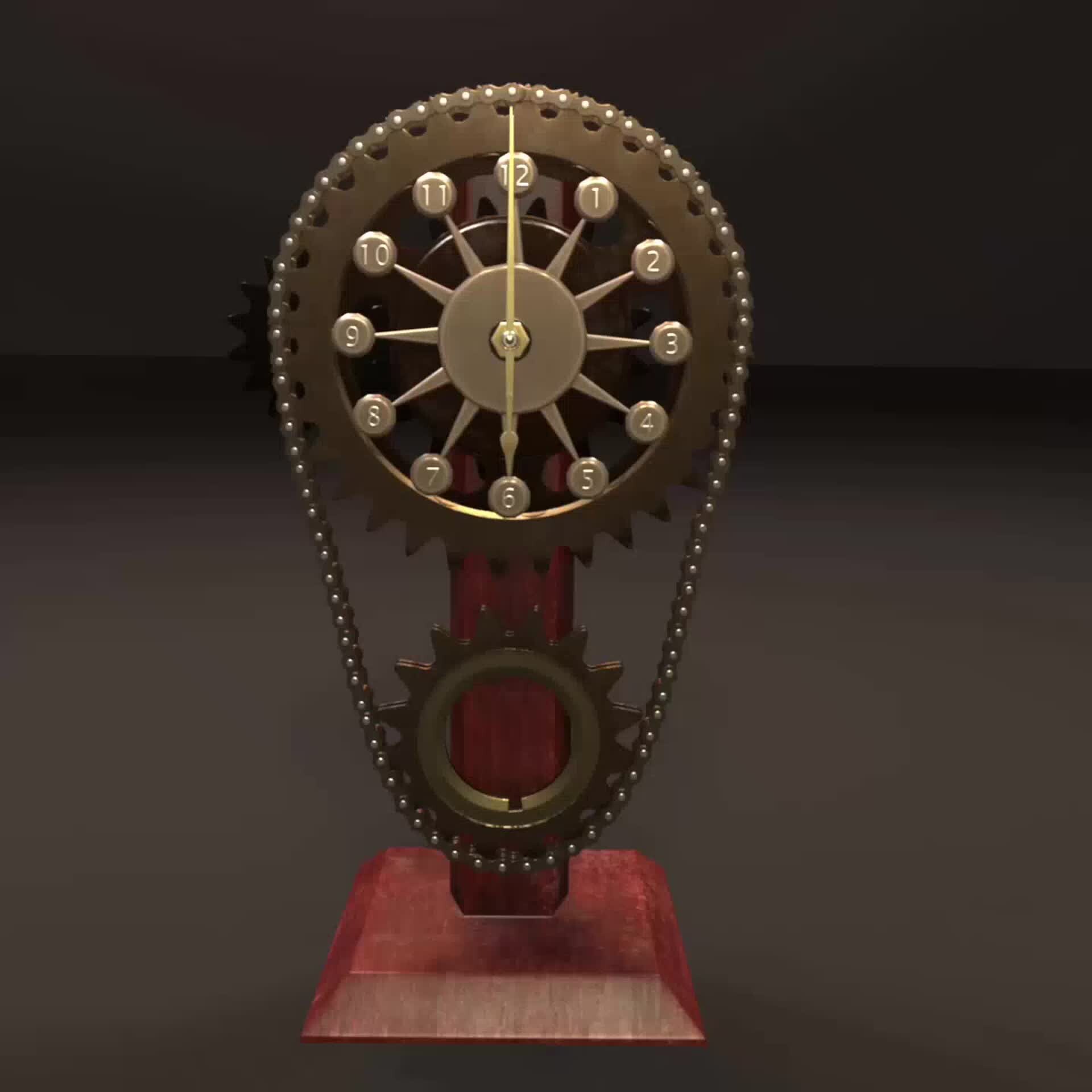 ArtStation - Antique Clock 3D Model