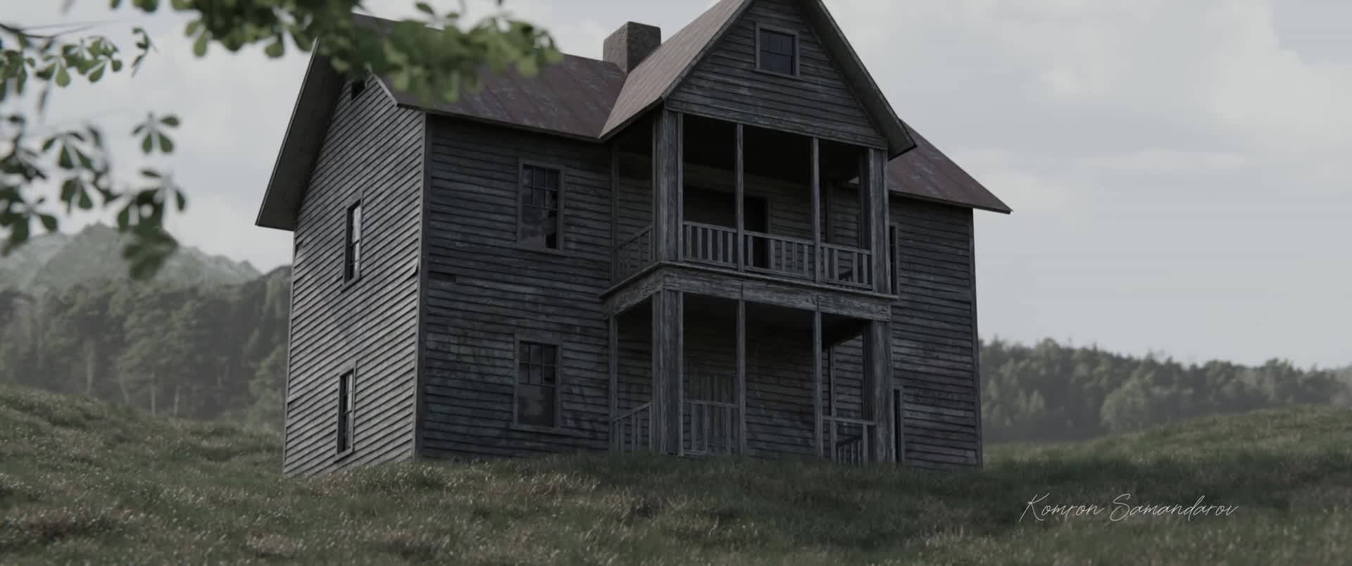 ArtStation - Abandoned House Concept Art