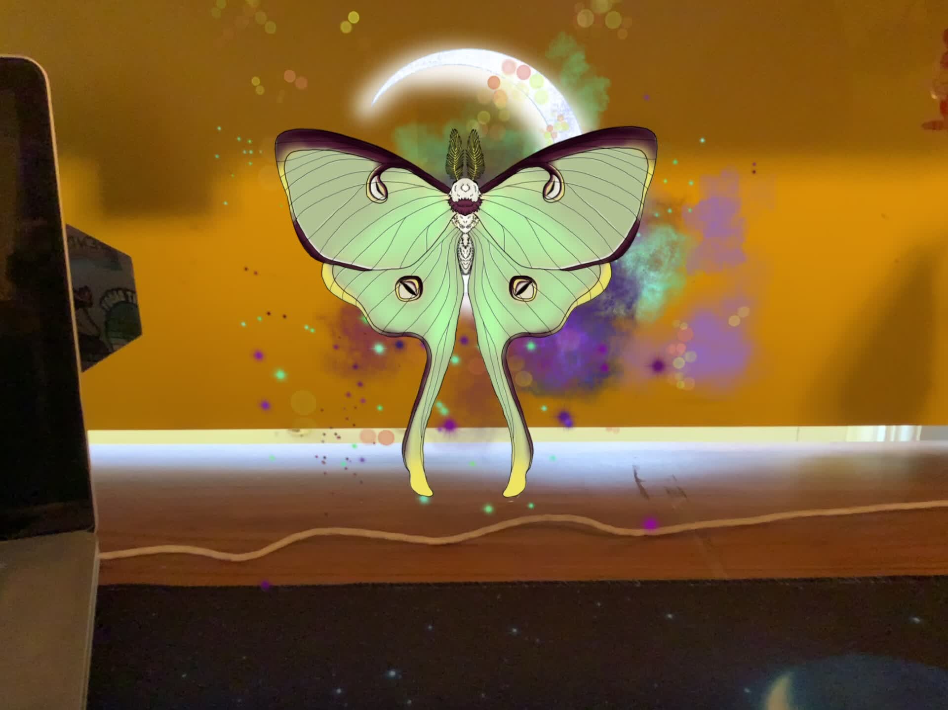 ArtStation - Lunar Moth moon