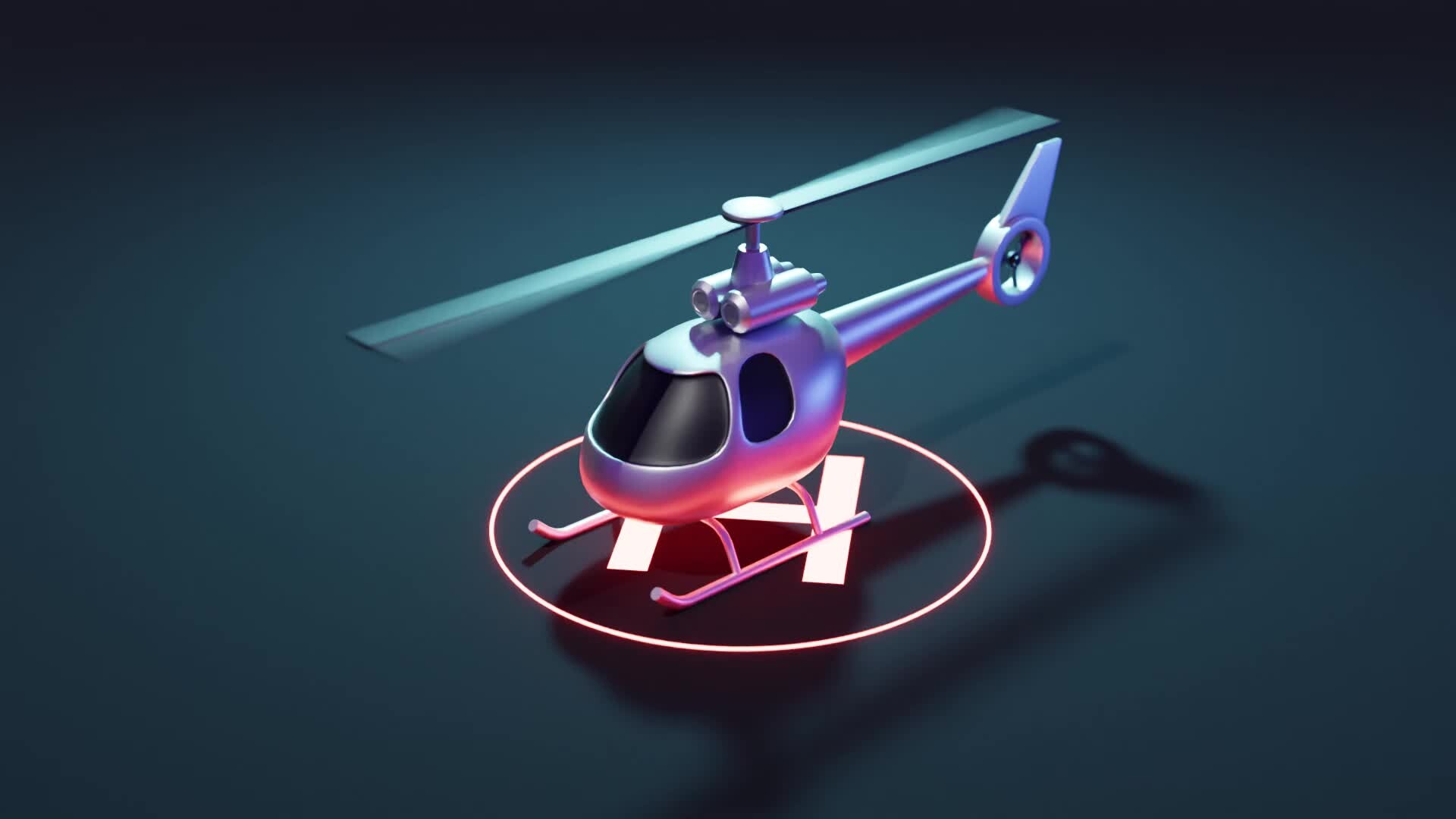 ArtStation - helicopter animation