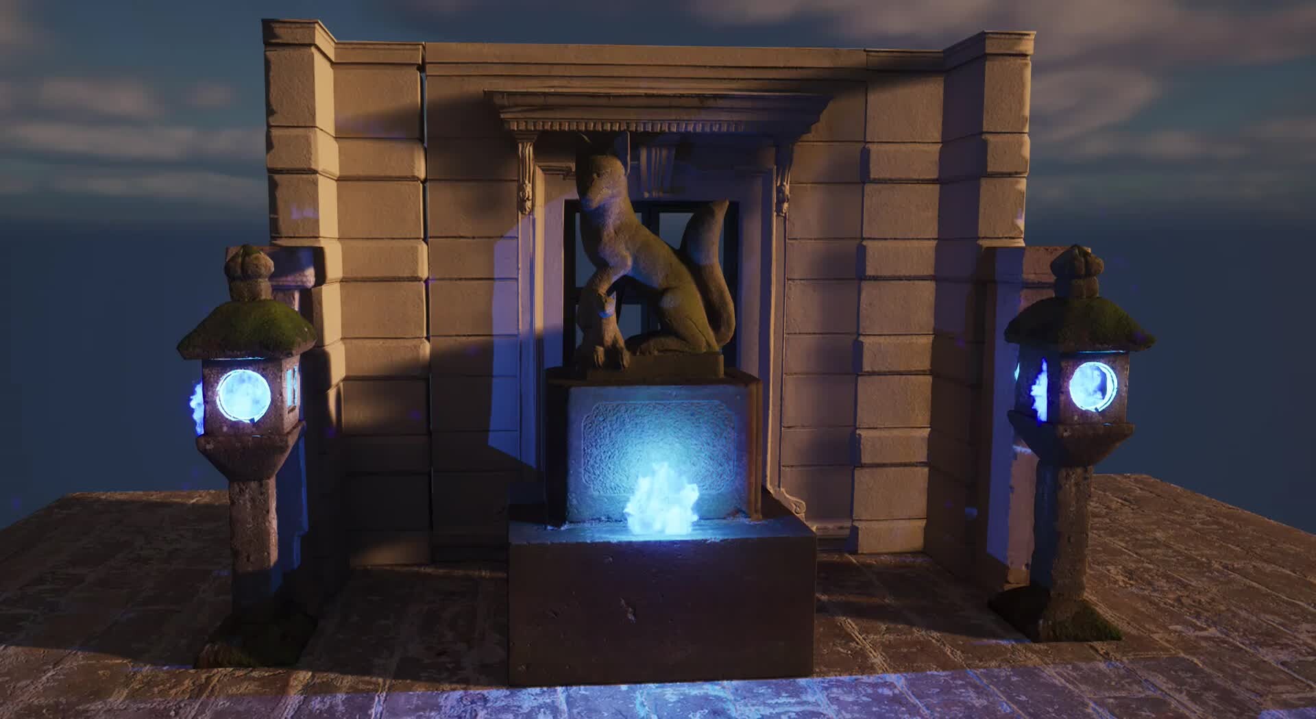 ArtStation - Lighting_Render_week4