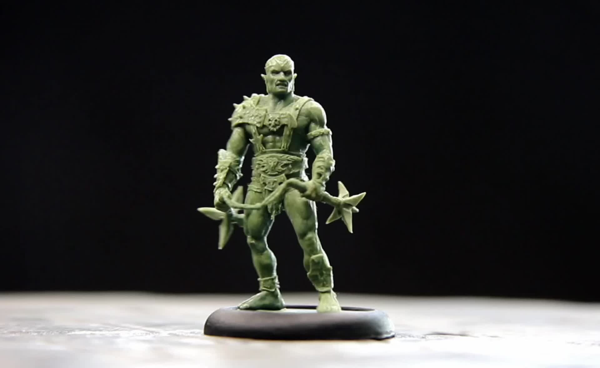 ArtStation - Dark Sun Rikus miniature sculpture based on the Brom ...