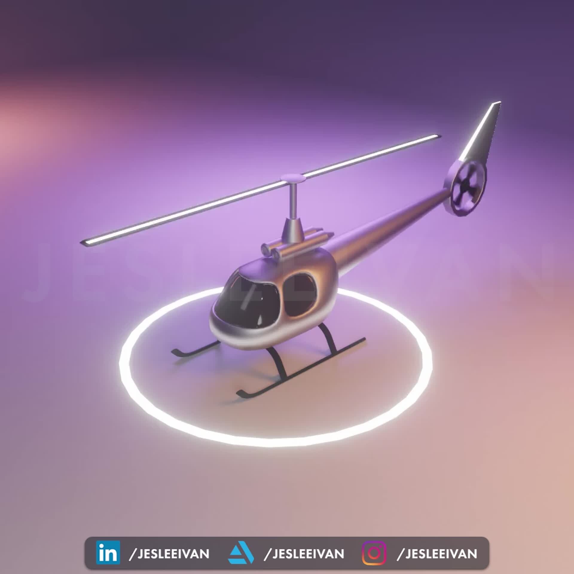 ArtStation - Helicopter Loop Animation