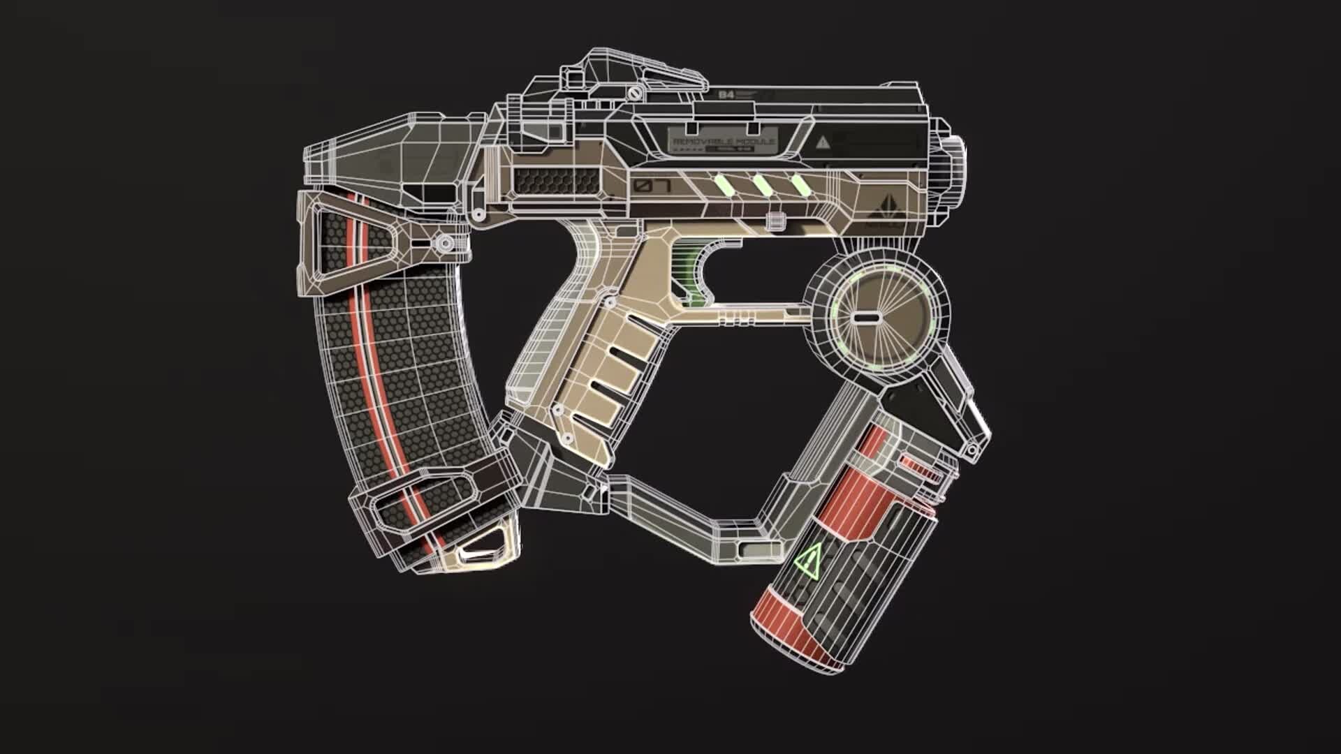 ArtStation - Sci-Fi Gun