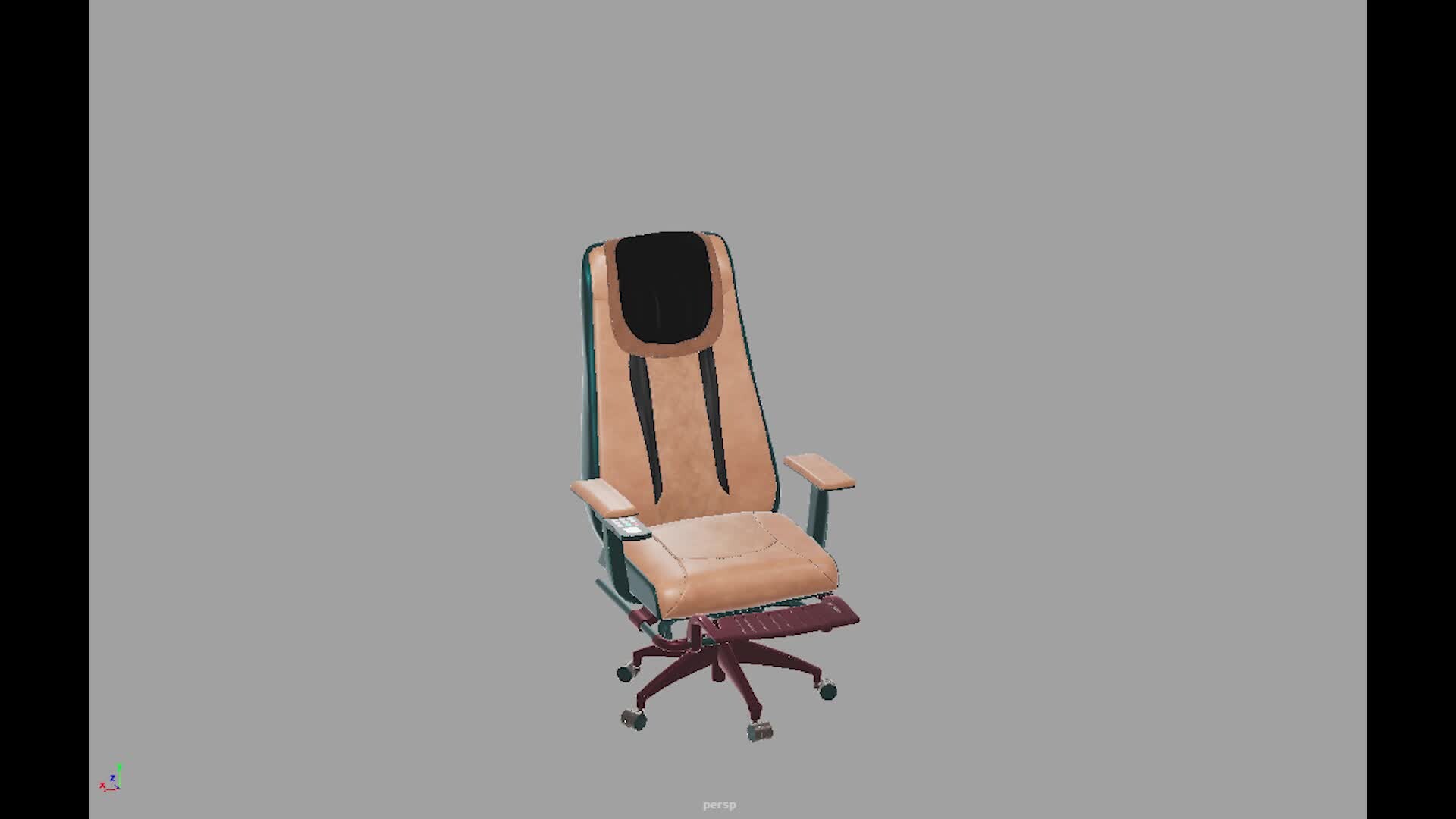 ArtStation - Animated Office Massager Chair 01