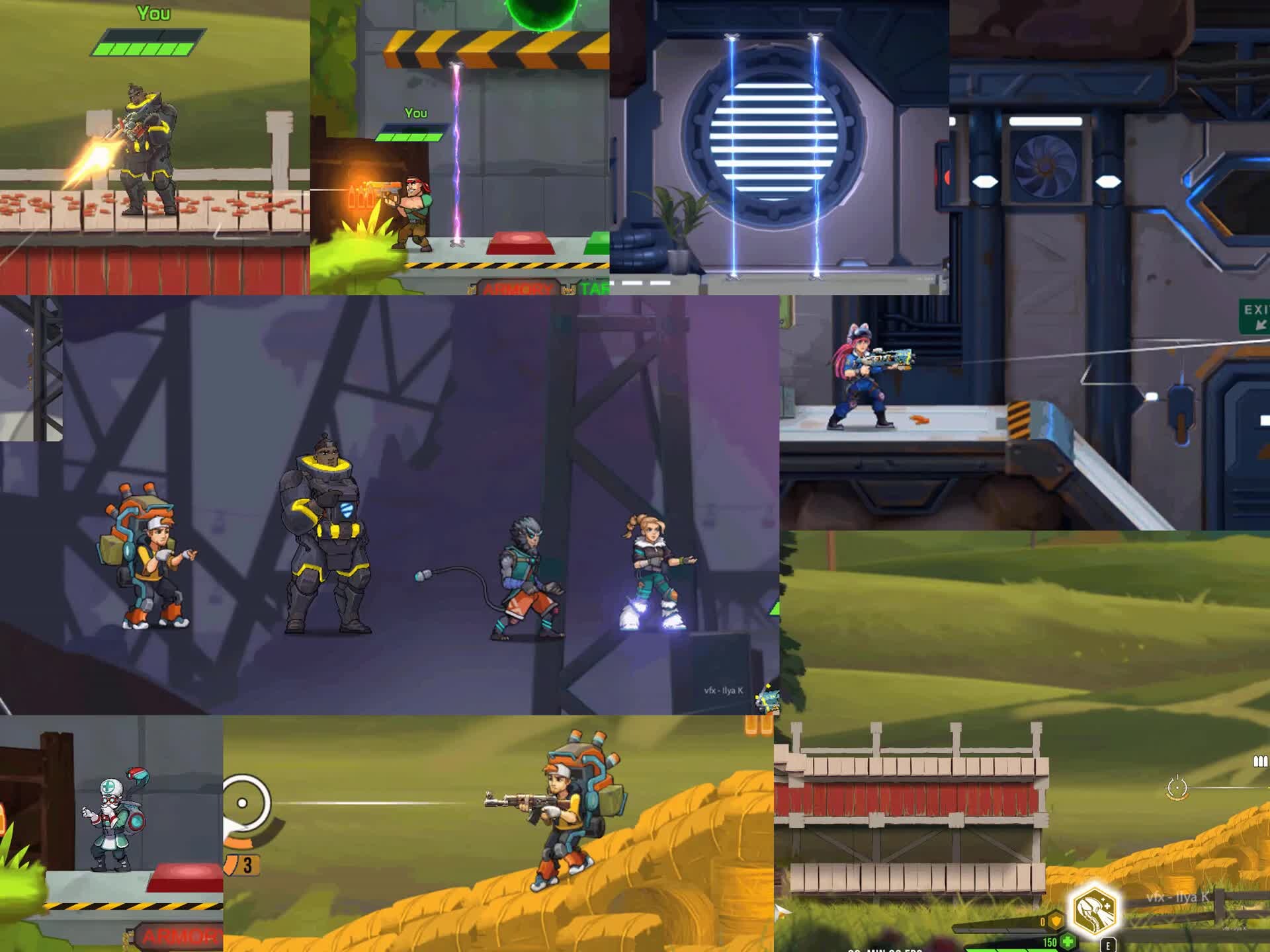 ArtStation - VFX for Squadblast game