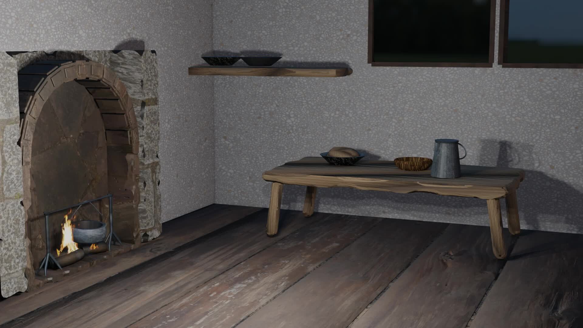 ArtStation - medieval kitchen