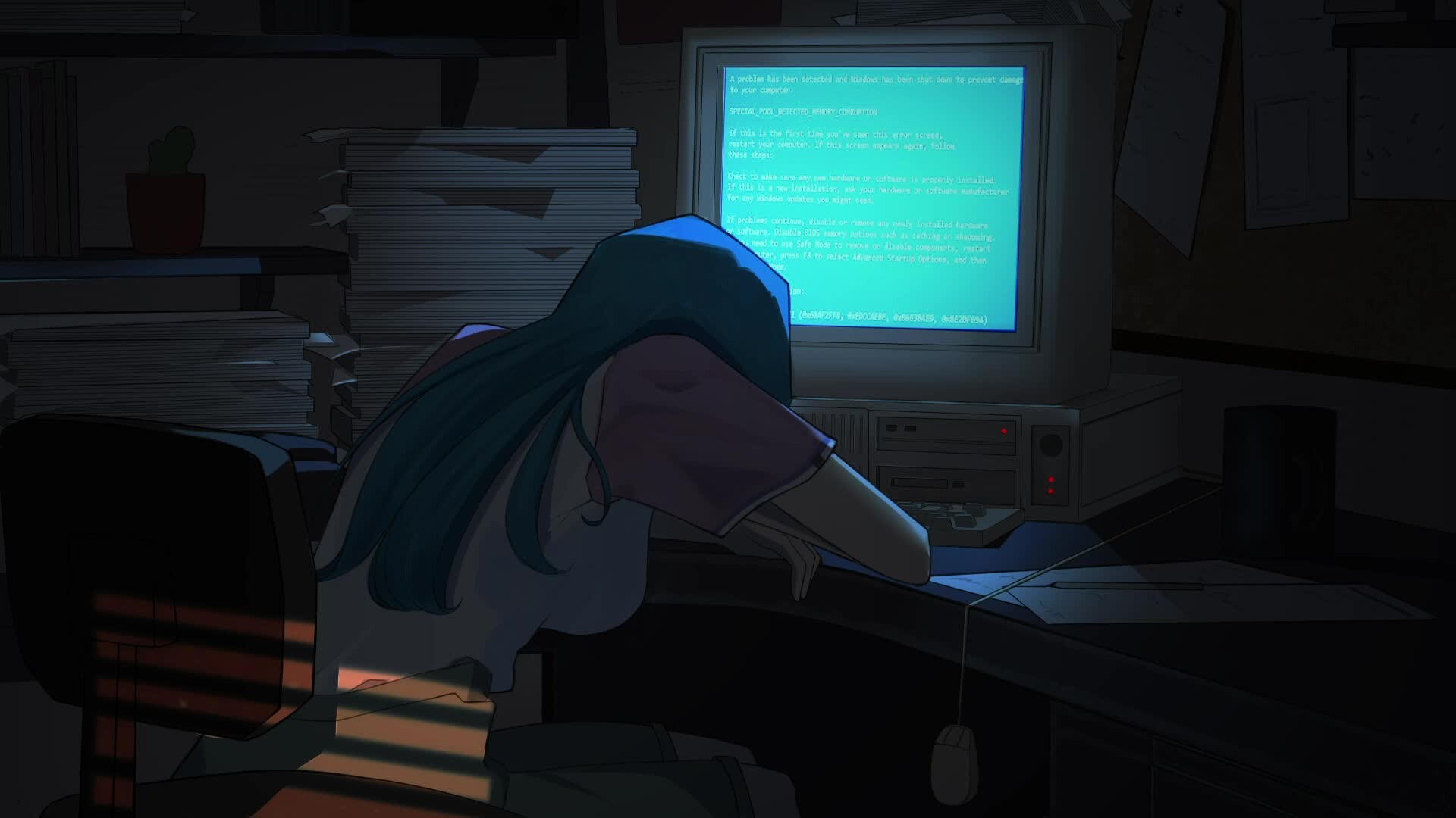 ArtStation - Blue screen of death