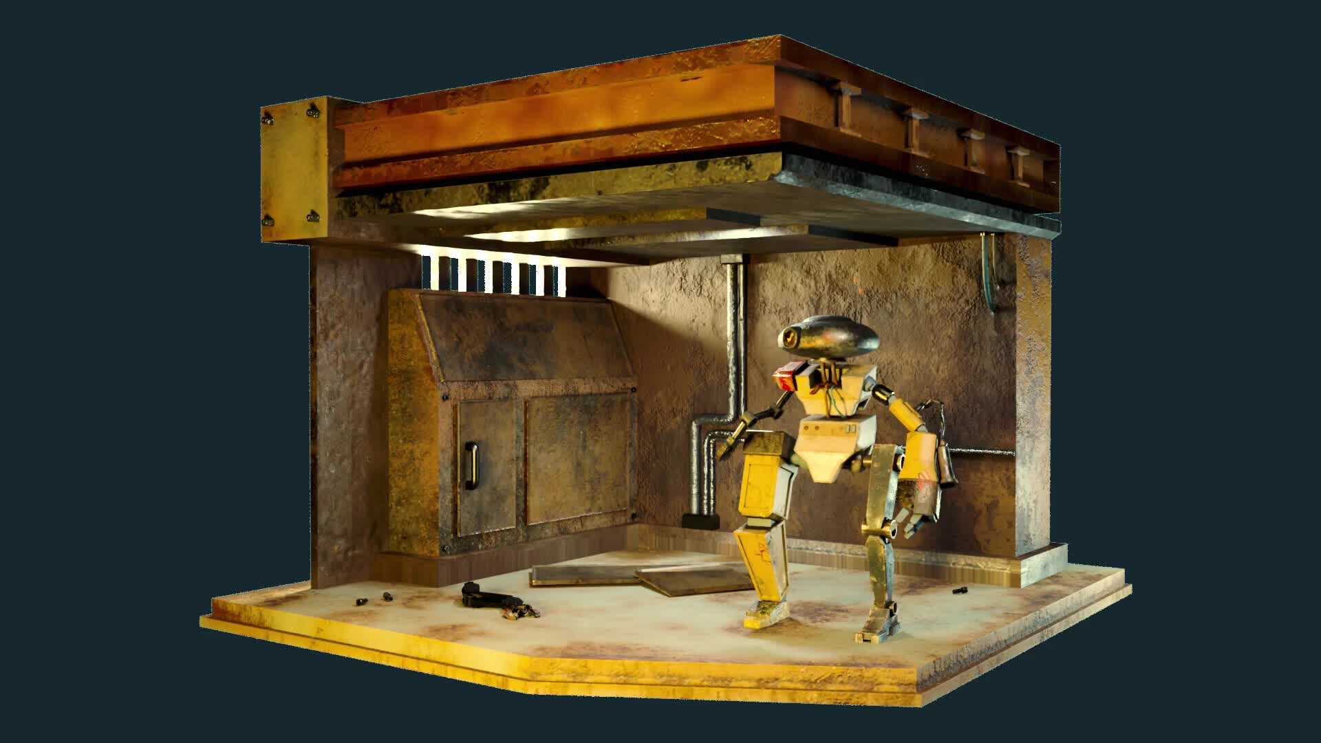 ArtStation - Star Wars Droid Diorama Looping Animation