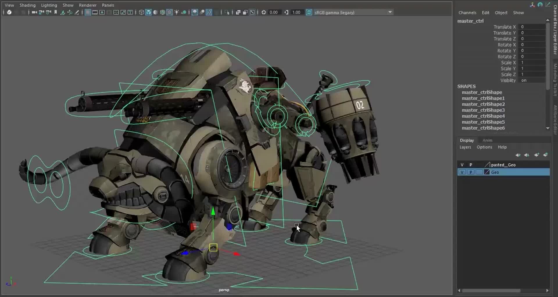 ArtStation - Mecha Toro Rig