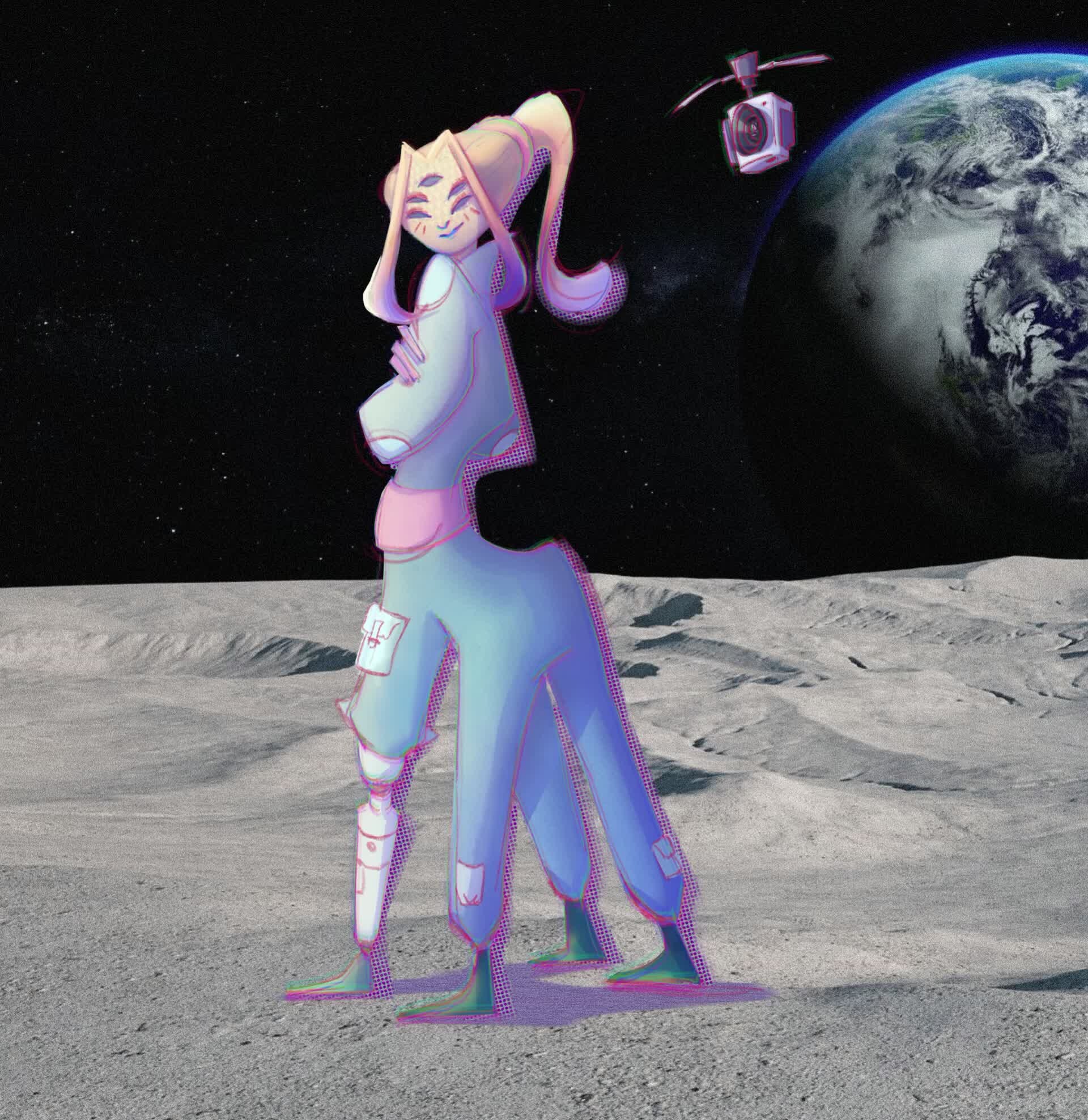 ArtStation - Character design of space reporter - Alpha Centauri