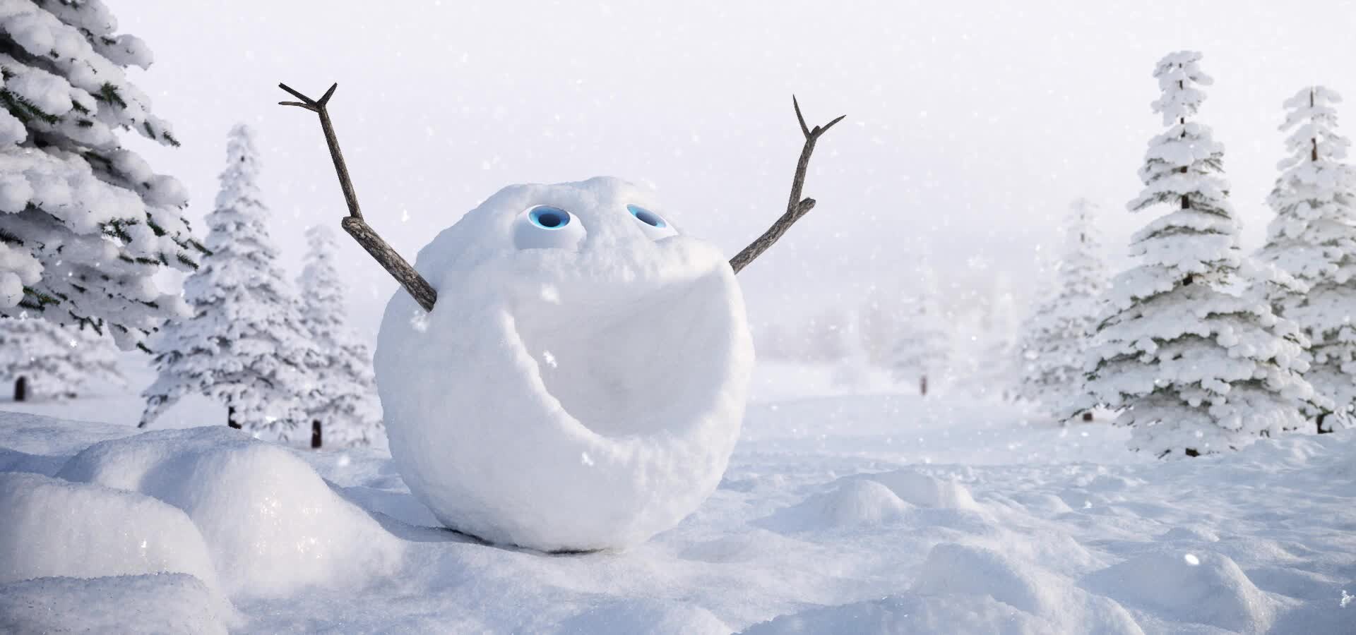 ArtStation - Happy Snowball