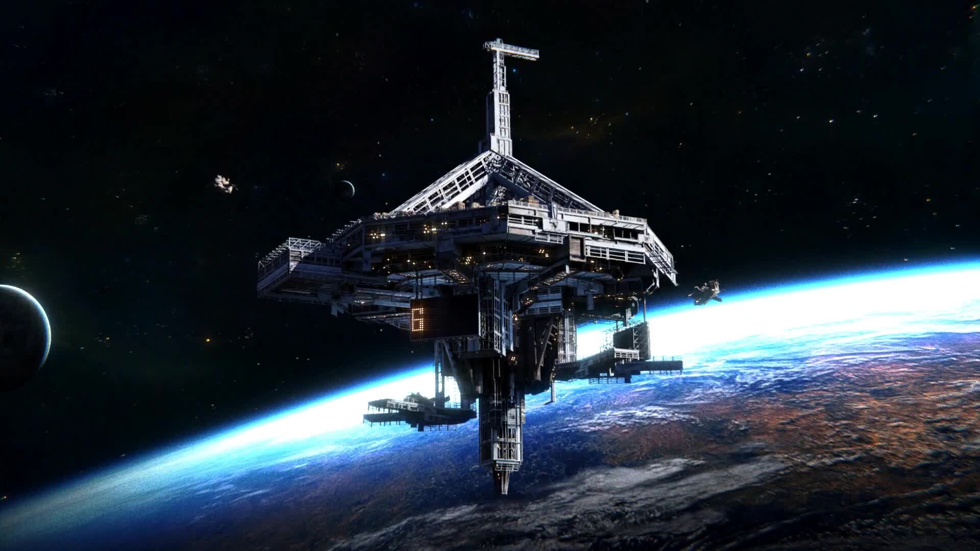 ArtStation - Terminal D6 Space Station