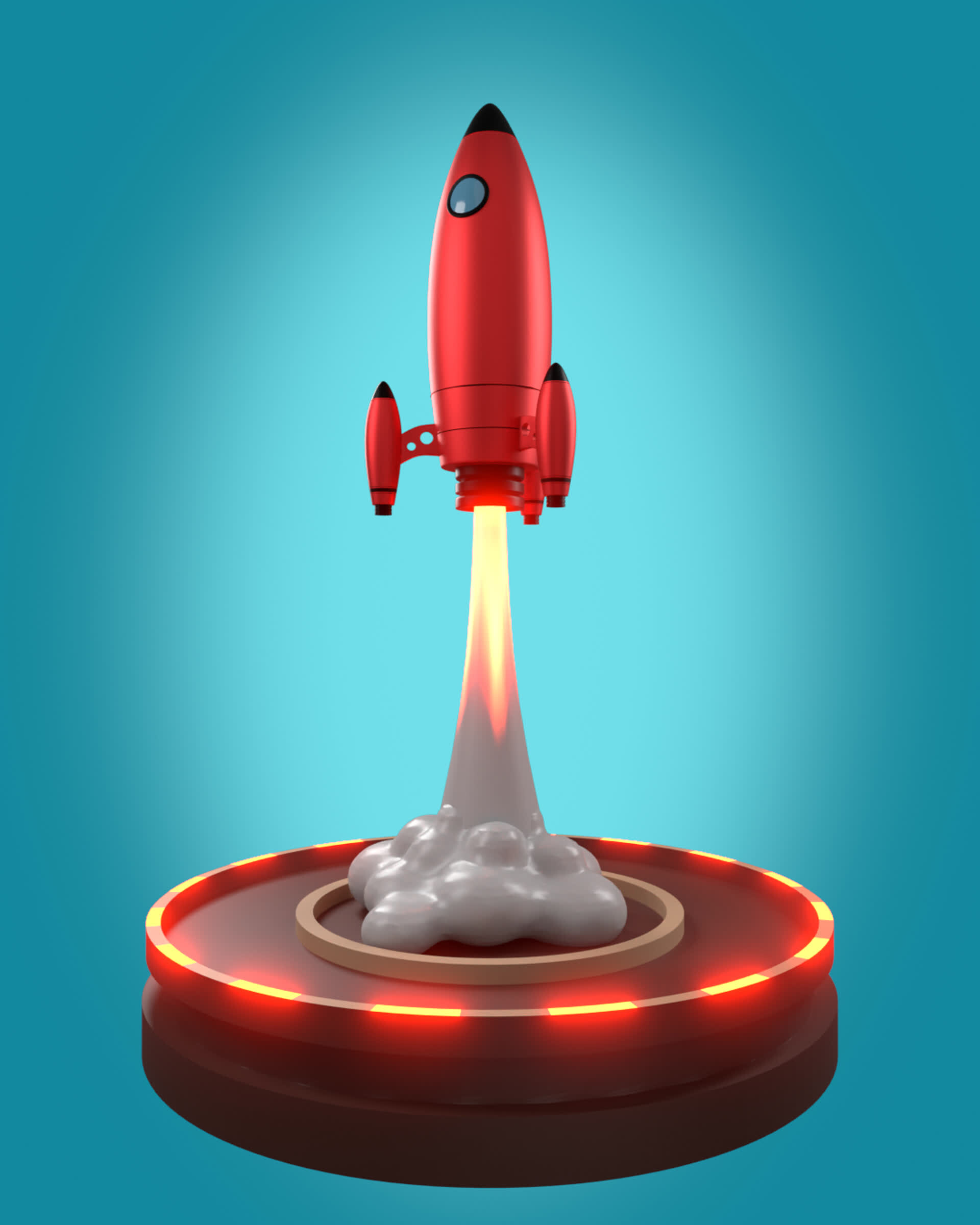 ArtStation - Rocket(Learning Blender)