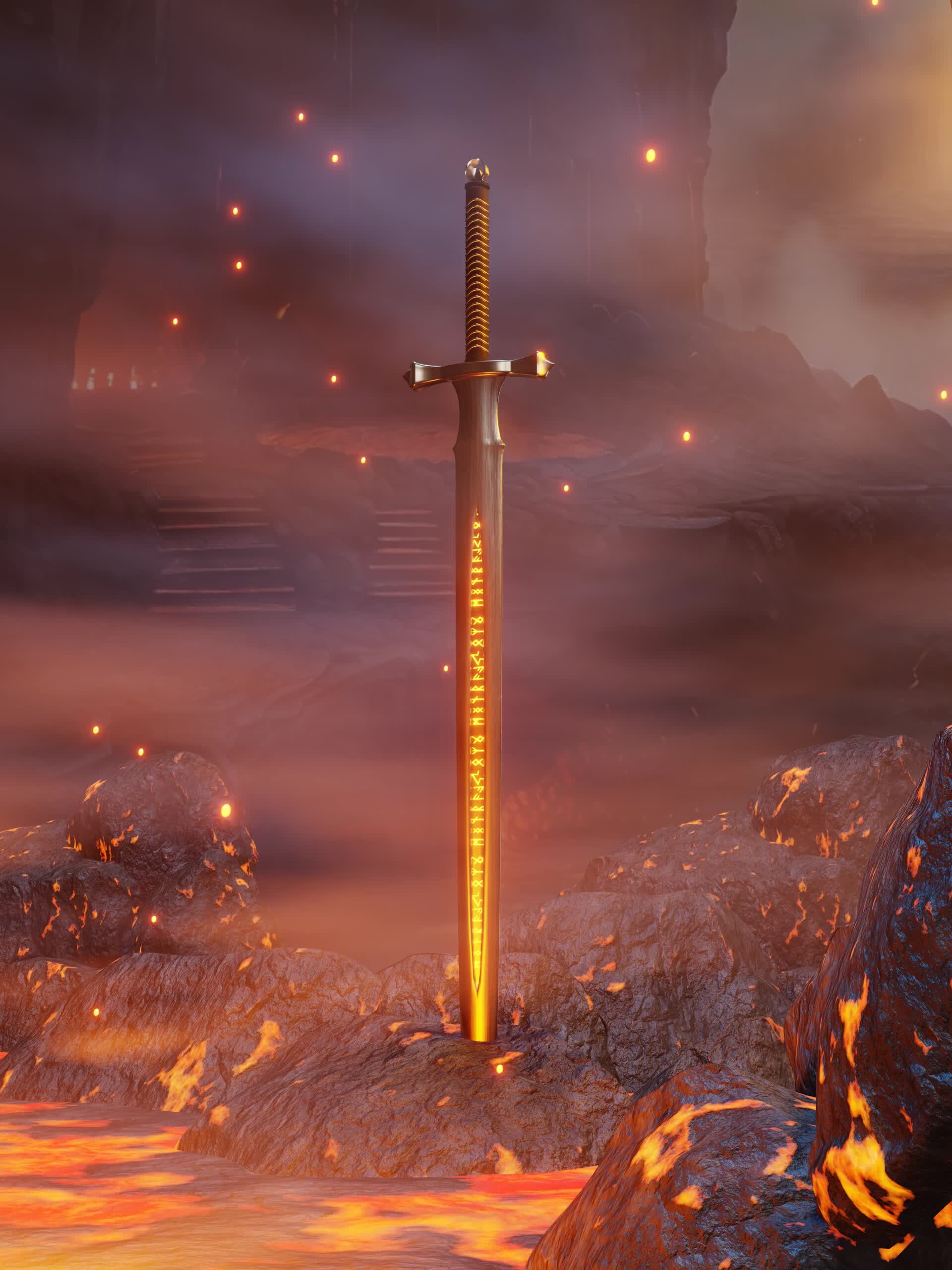 ArtStation - Hell sword