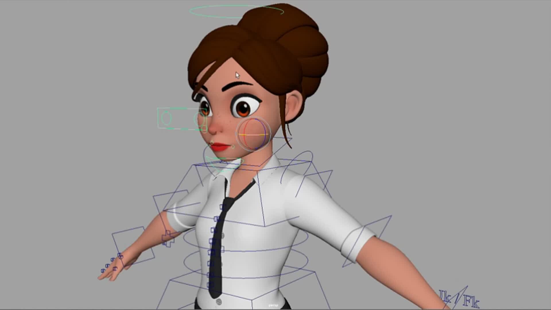 ArtStation - Girl rigging