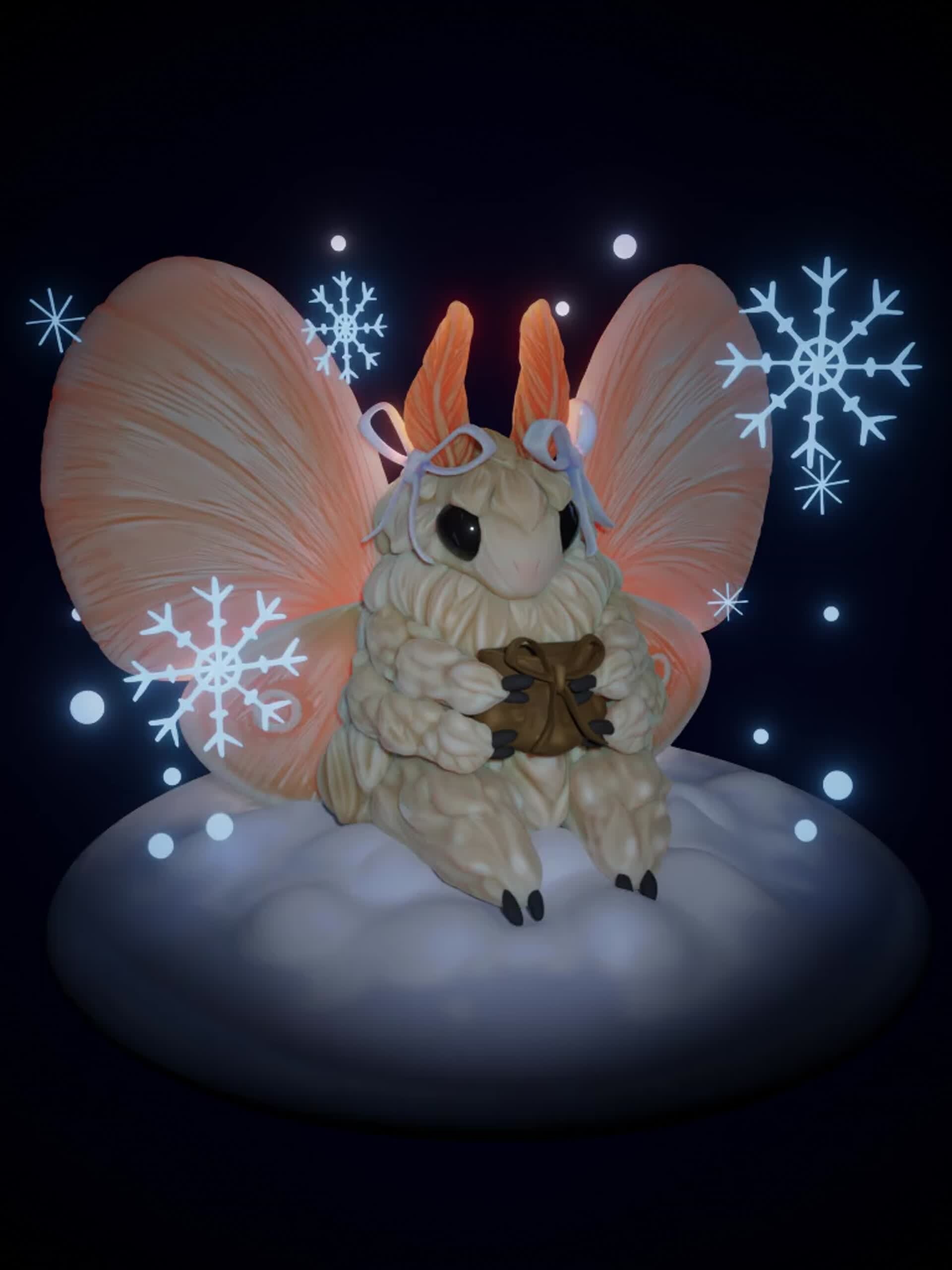 ArtStation - Christmas Moth