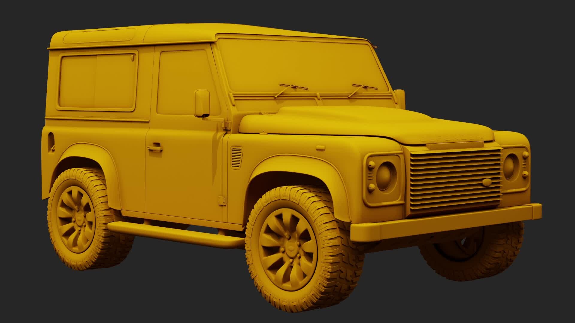 ArtStation - LAND ROVER DEFENDER 90 - 1998