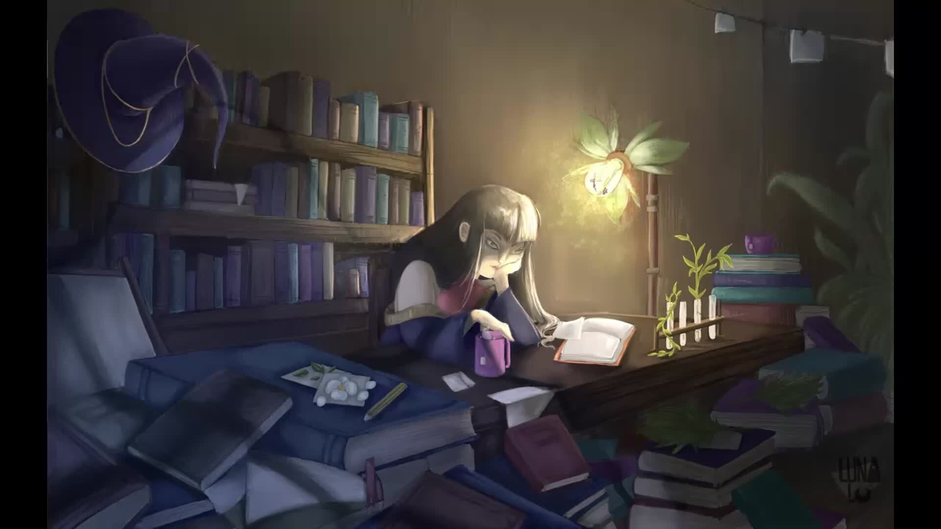 ArtStation - The Library Witch