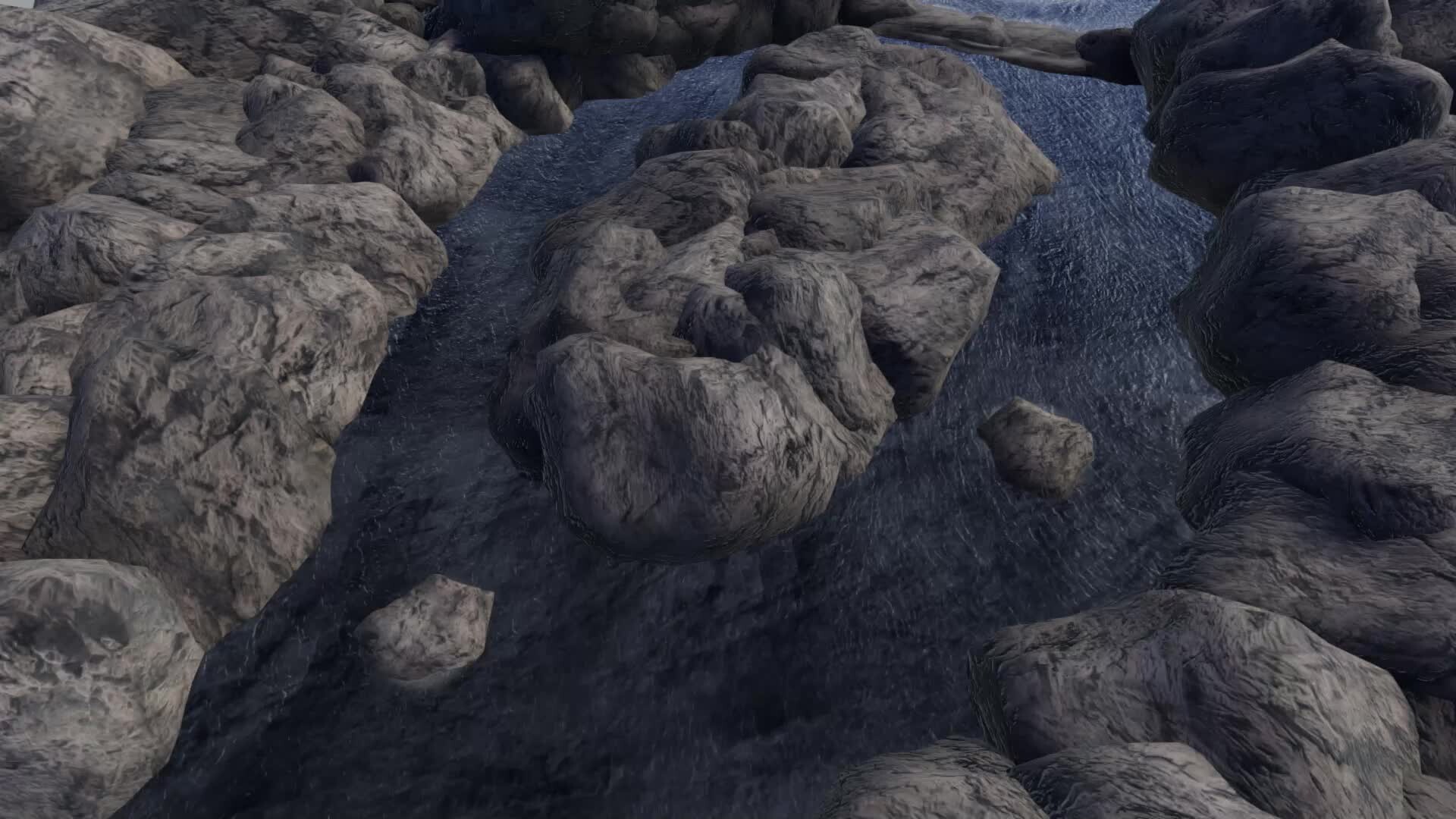 ArtStation - Flowmap river