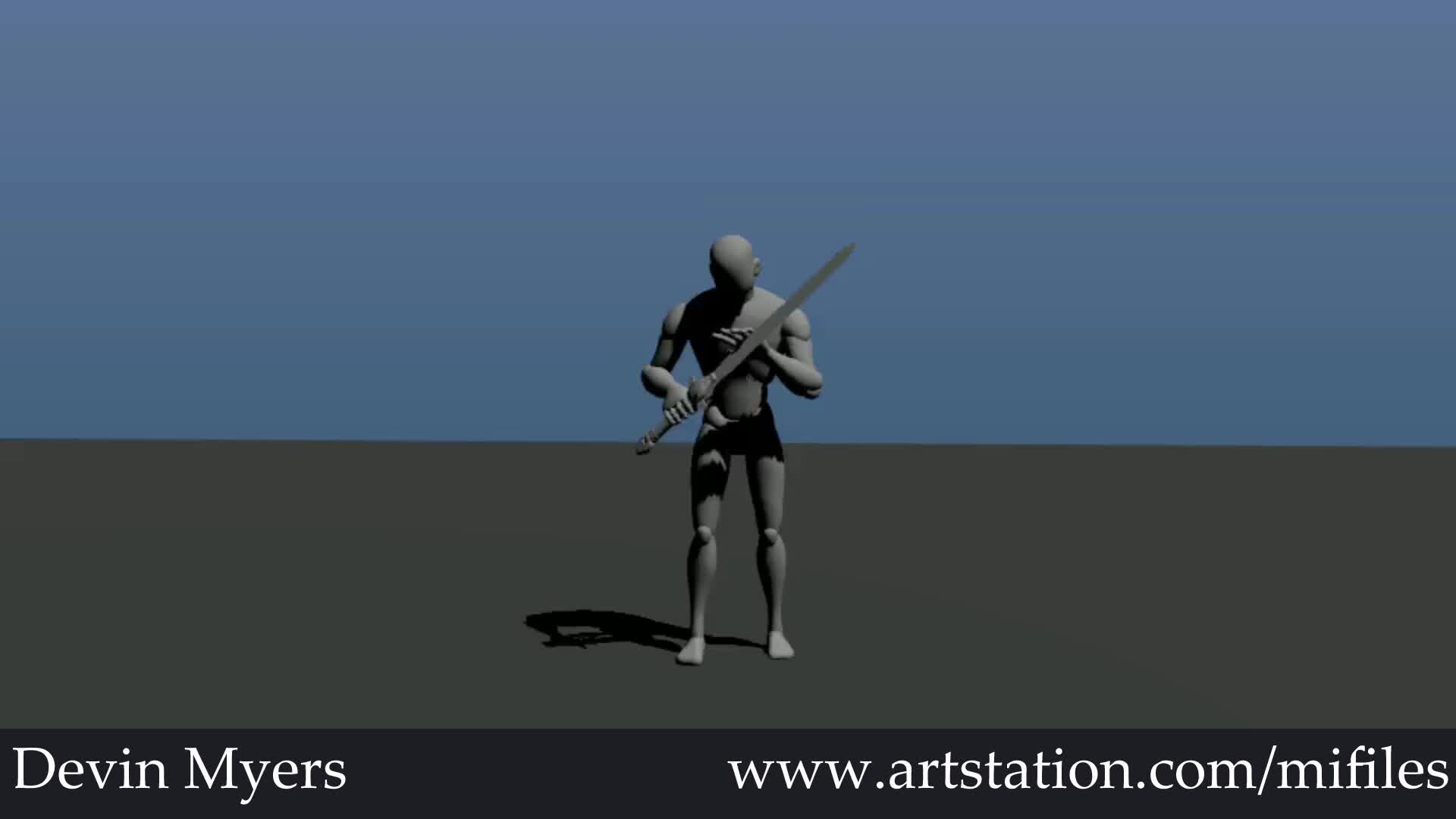 ArtStation - Swordsman Sword Flip Animation