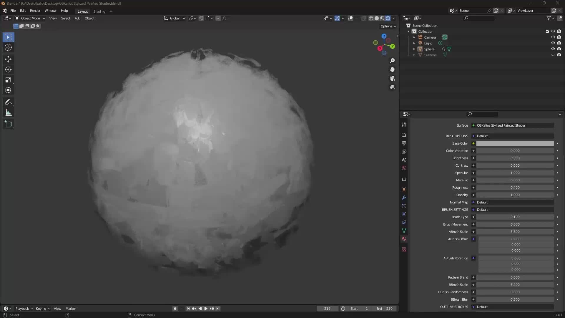 ArtStation - CGKalios Stylized Painted Shader