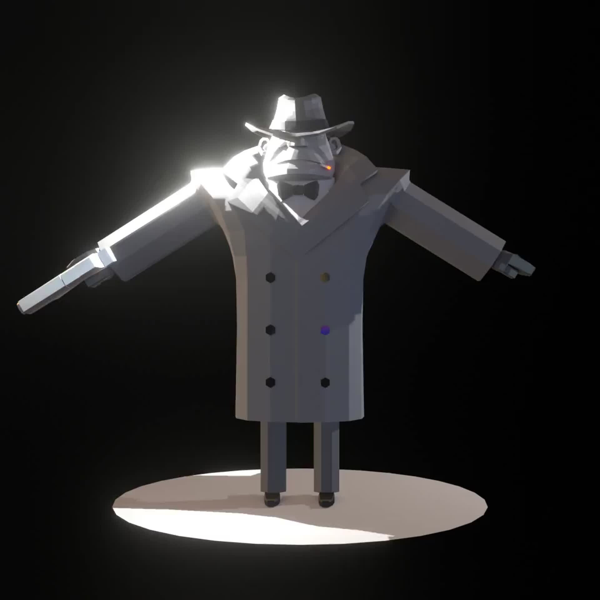 ArtStation - GUNSEL! Character Turntable