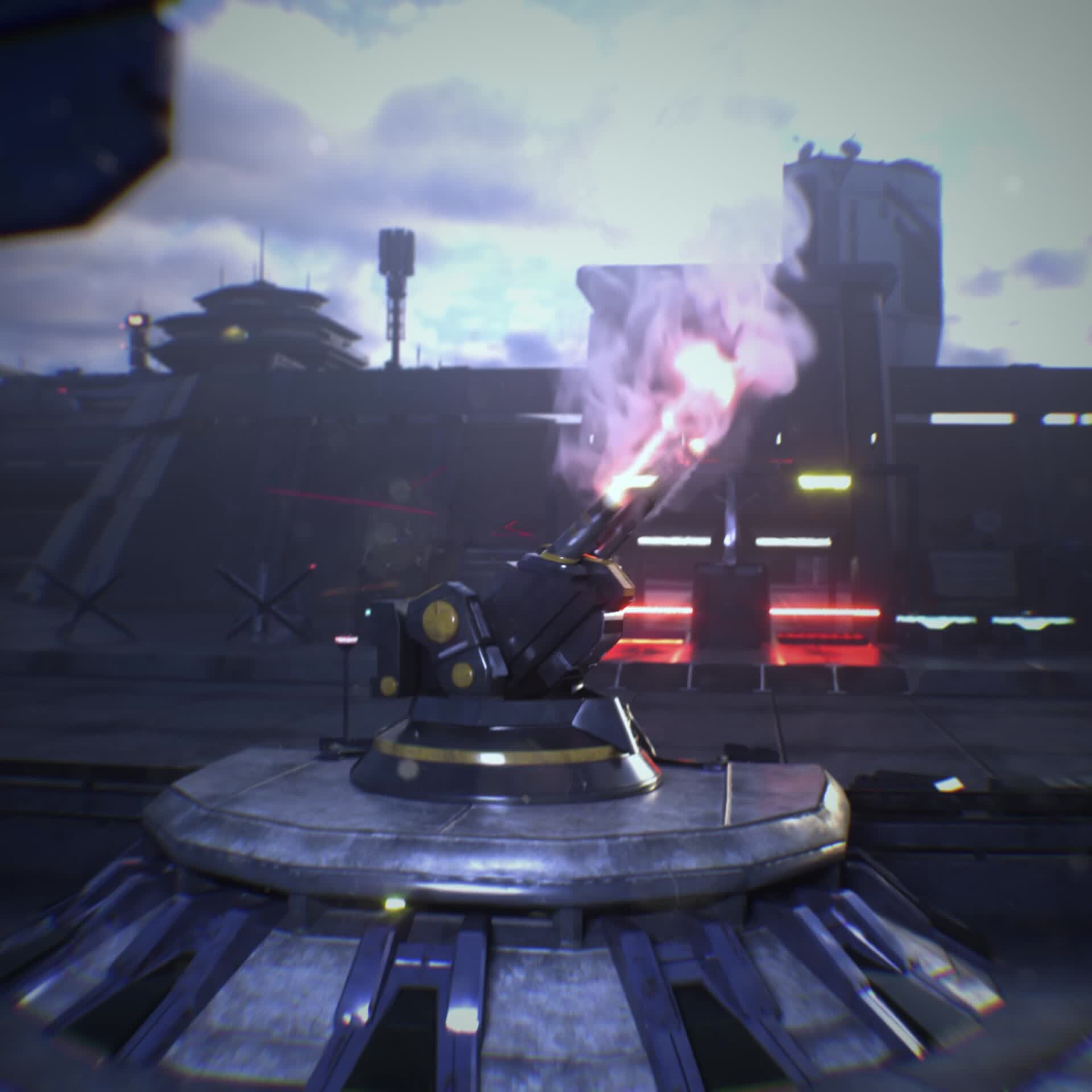 ArtStation - Turret animation and FX