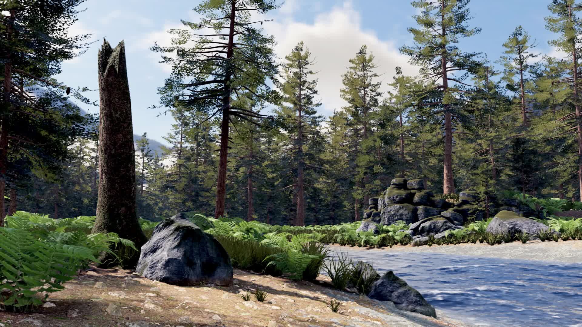 ArtStation - Forest River - Realtime Environment