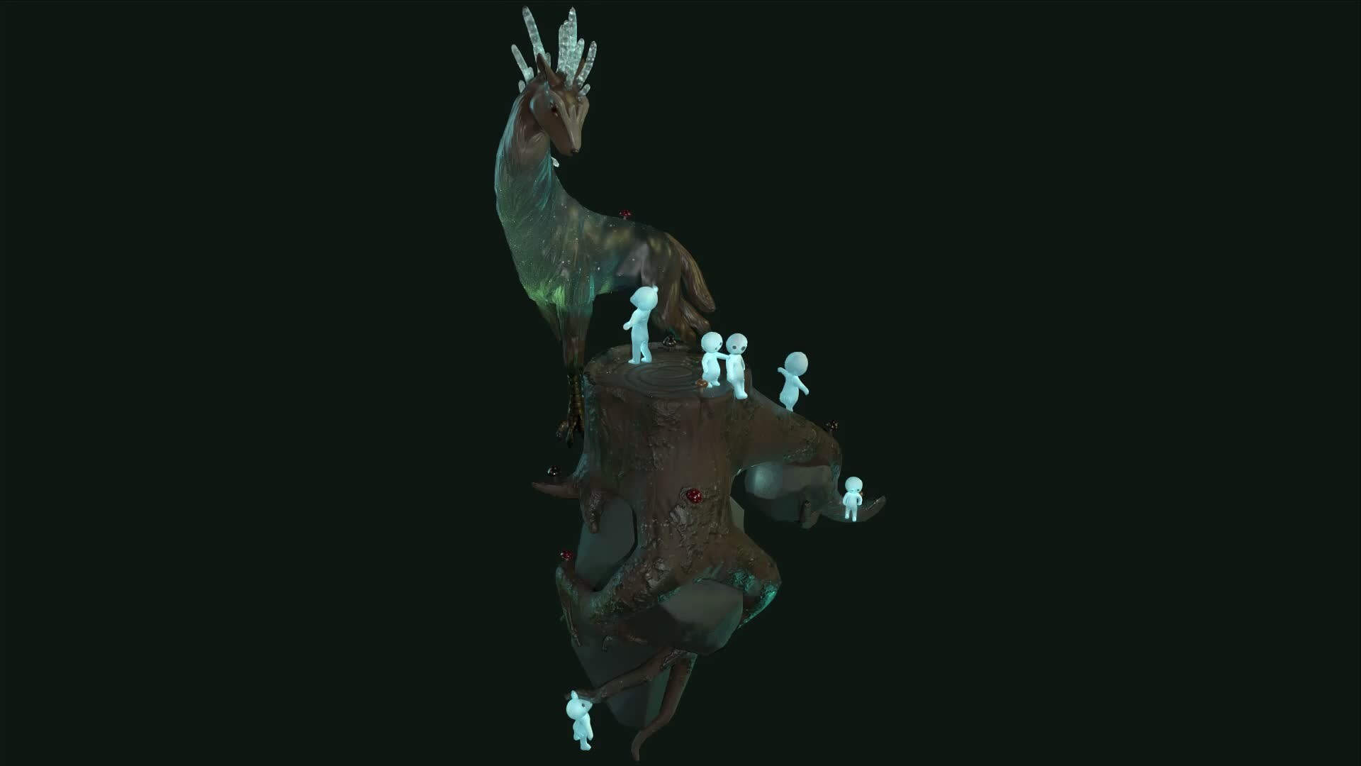 Klara Lichtenthal - Studio Ghibli's Princess Mononoke Fanart