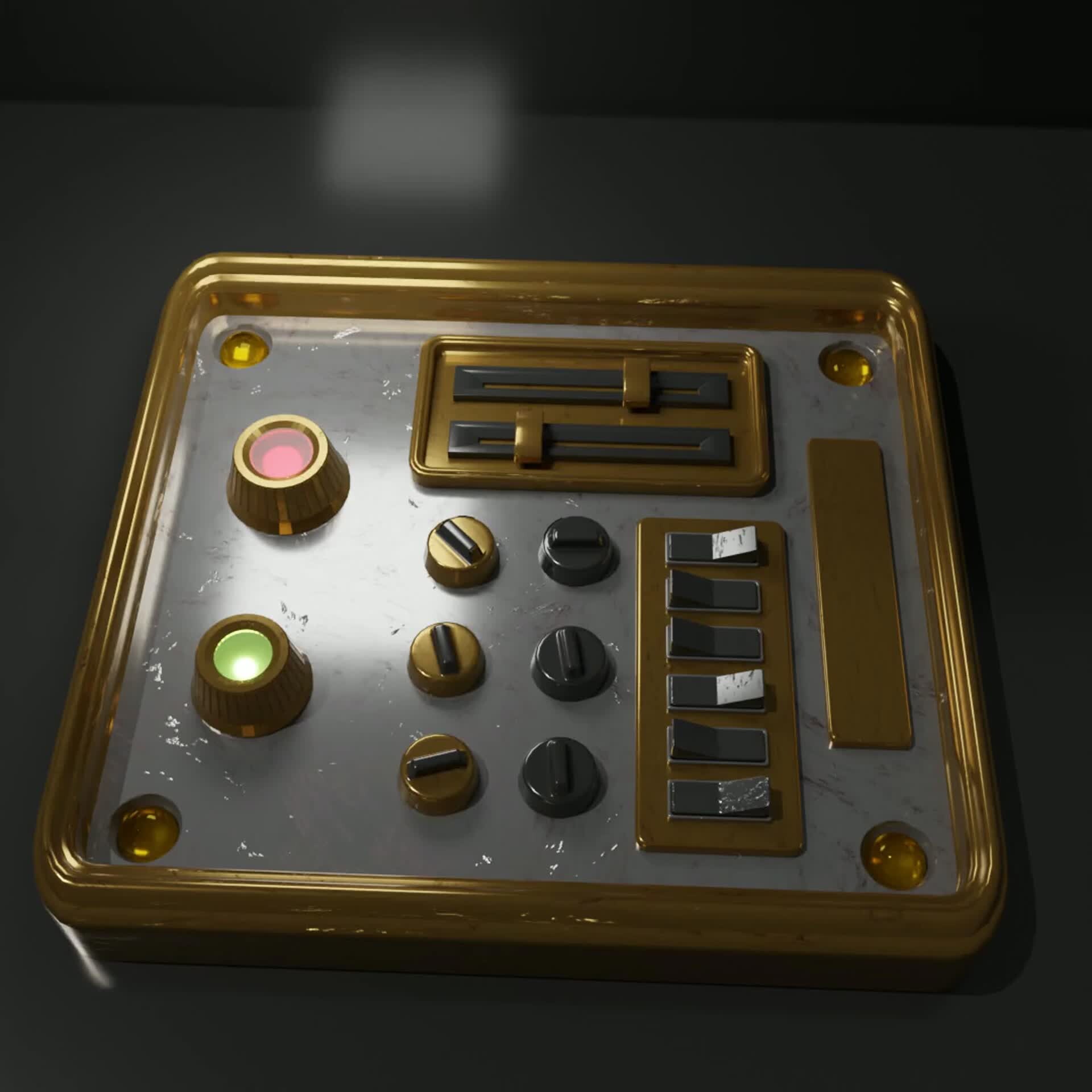 ArtStation - Control Panel Motions test