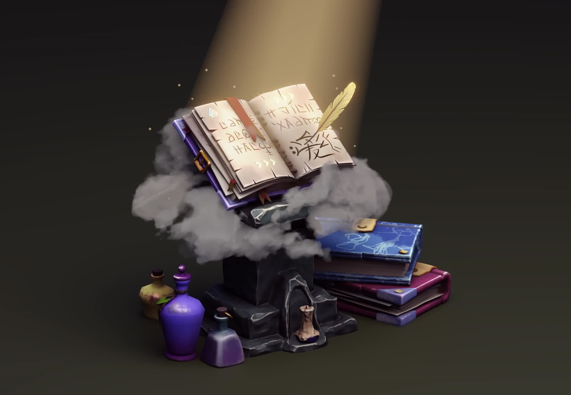 ArtStation - Wizard's book