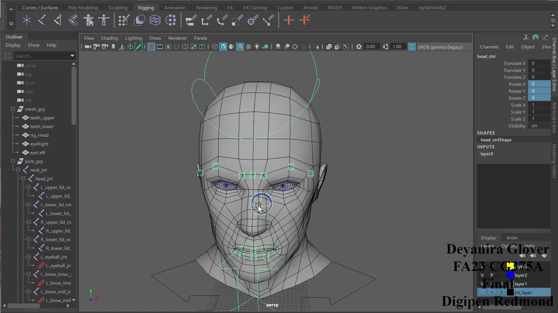 ArtStation - Face Rig