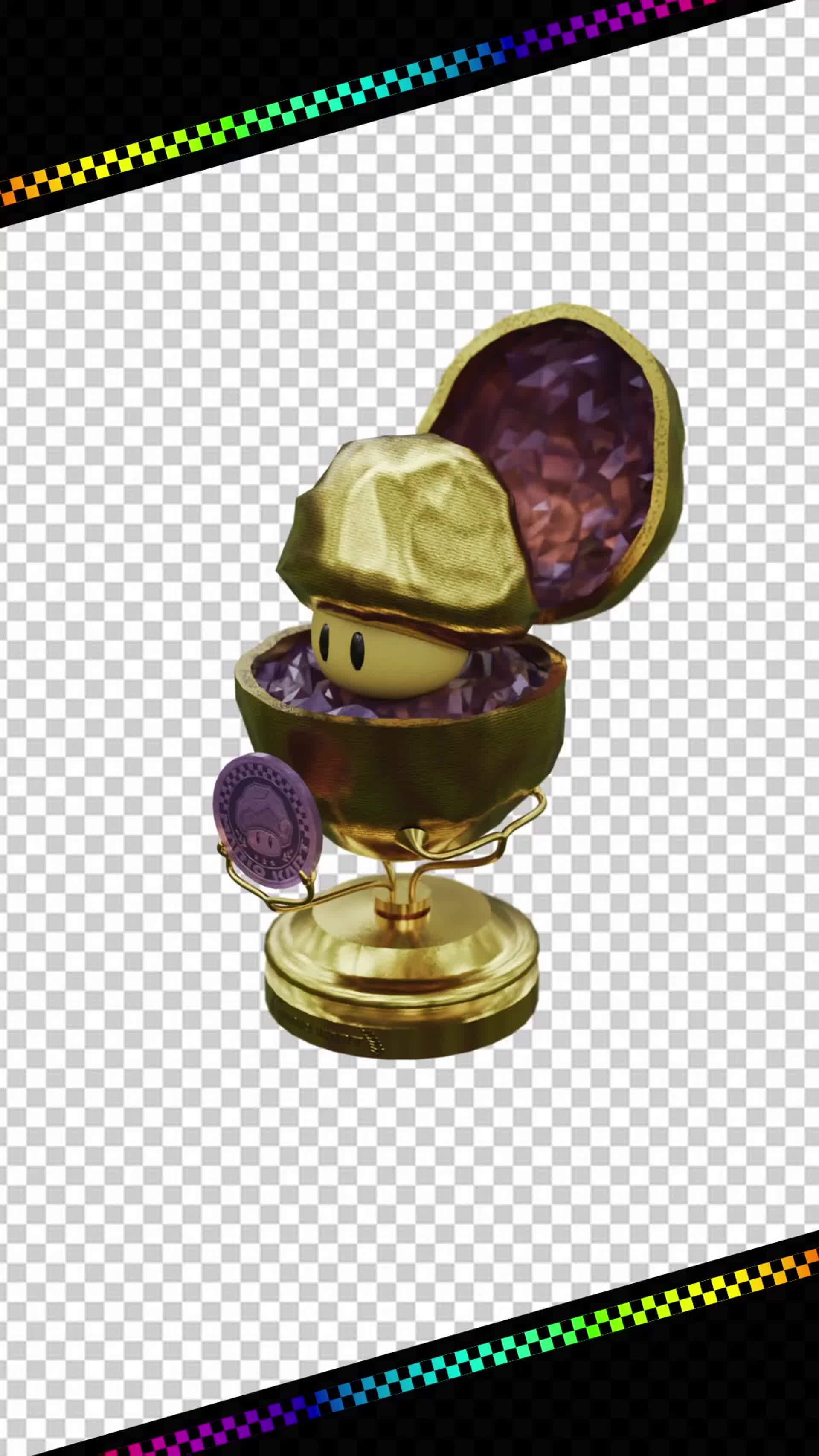 ArtStation - Mario Kart 8 Deluxe - Rock Trophy