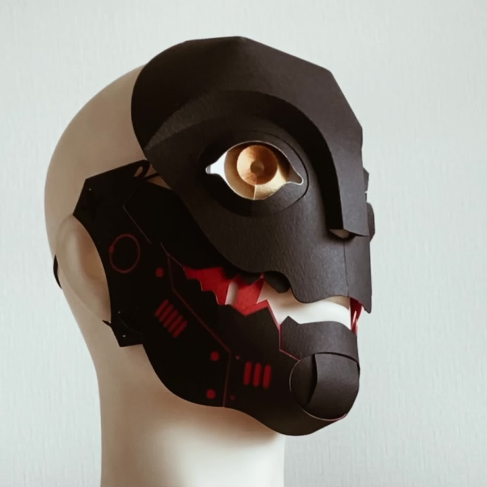 ArtStation - Combination of the "P3" mask and "cyber face plate" from ...