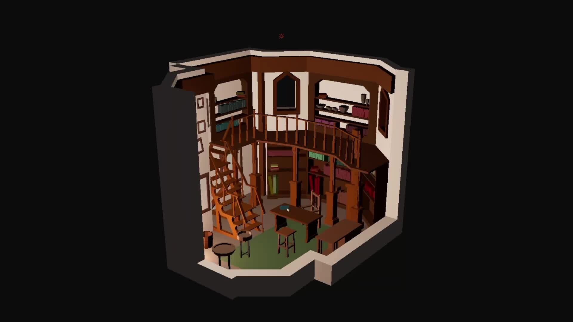 ArtStation - 3D Model - Library/Study