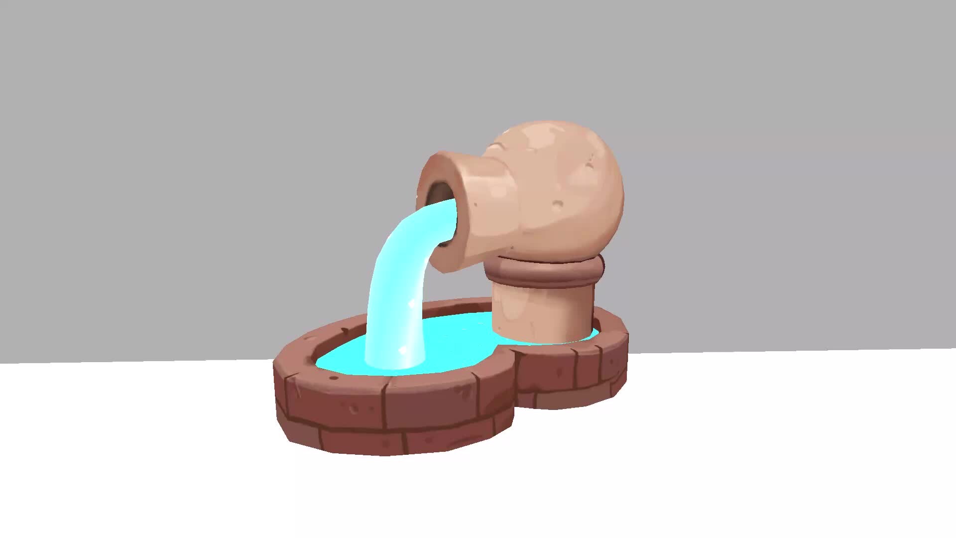 ArtStation - Water Fountain Render