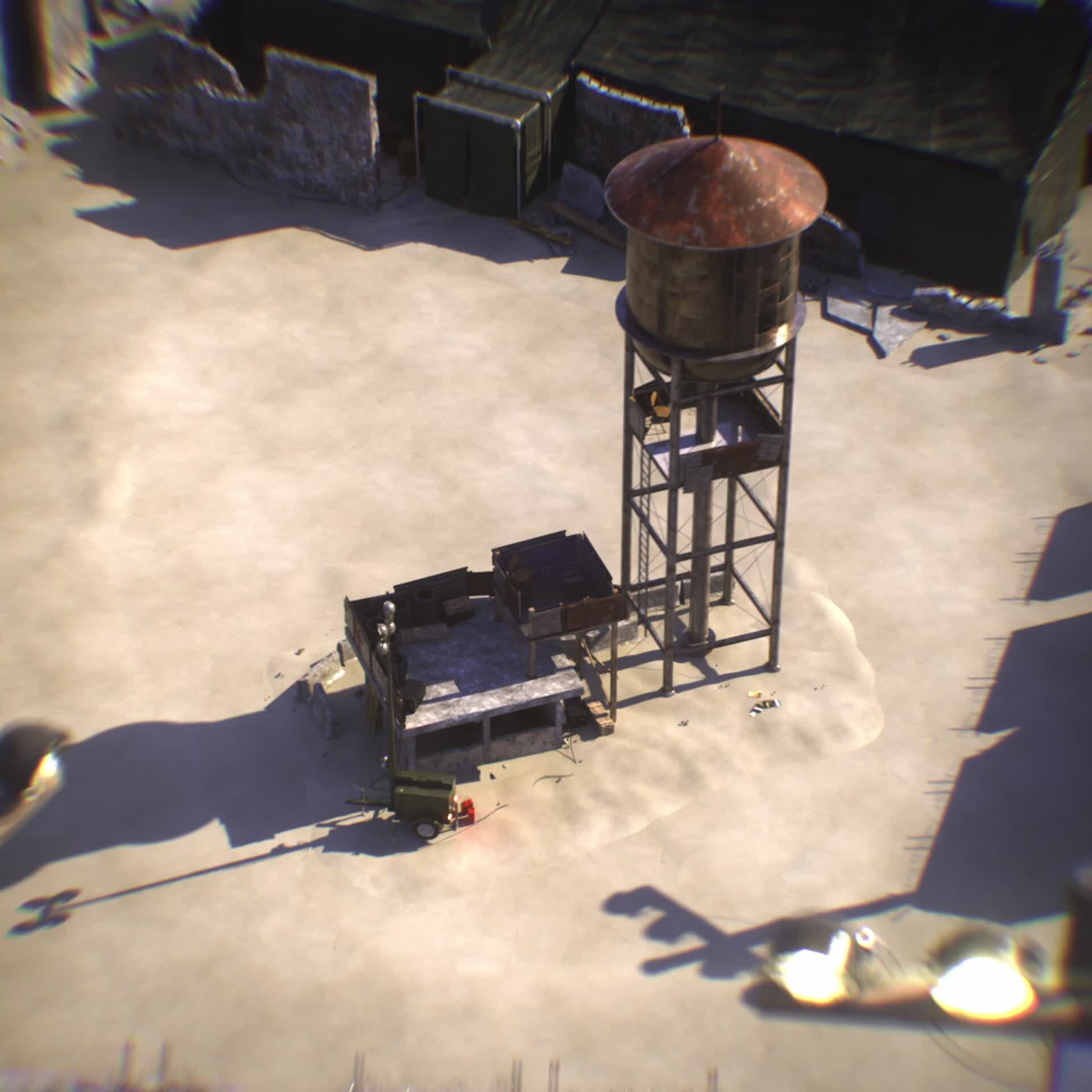 ArtStation - Houdini RBD R&D | Tower drop