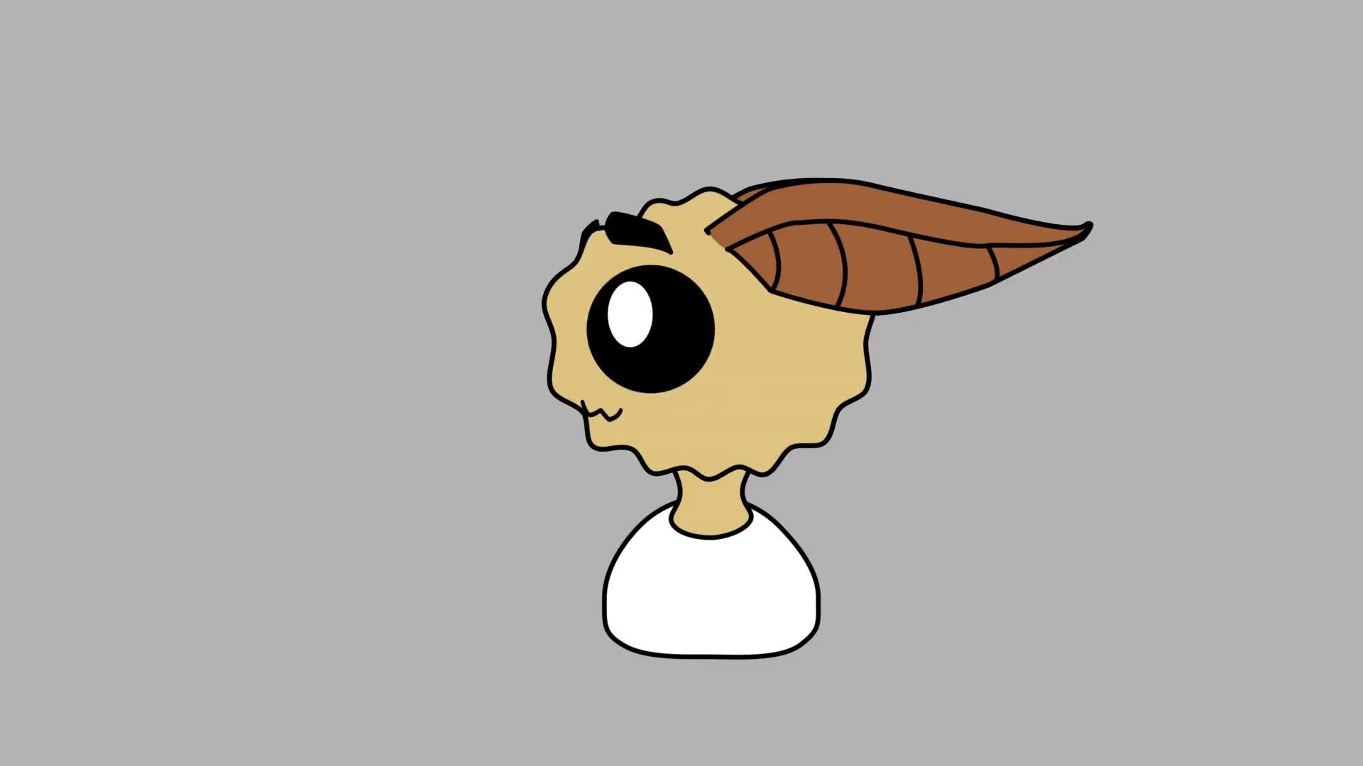 ArtStation - Moth 2D head rig animation