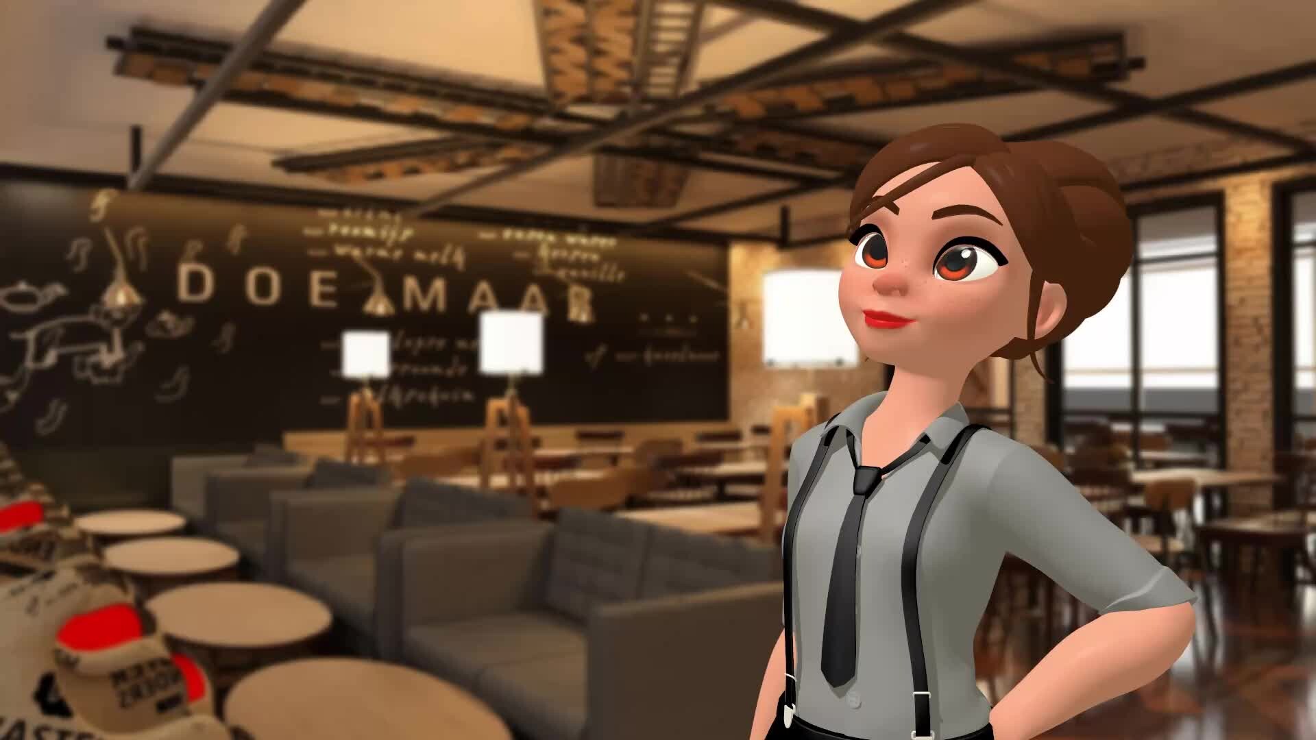 ArtStation - Waitress Dialogue Performance