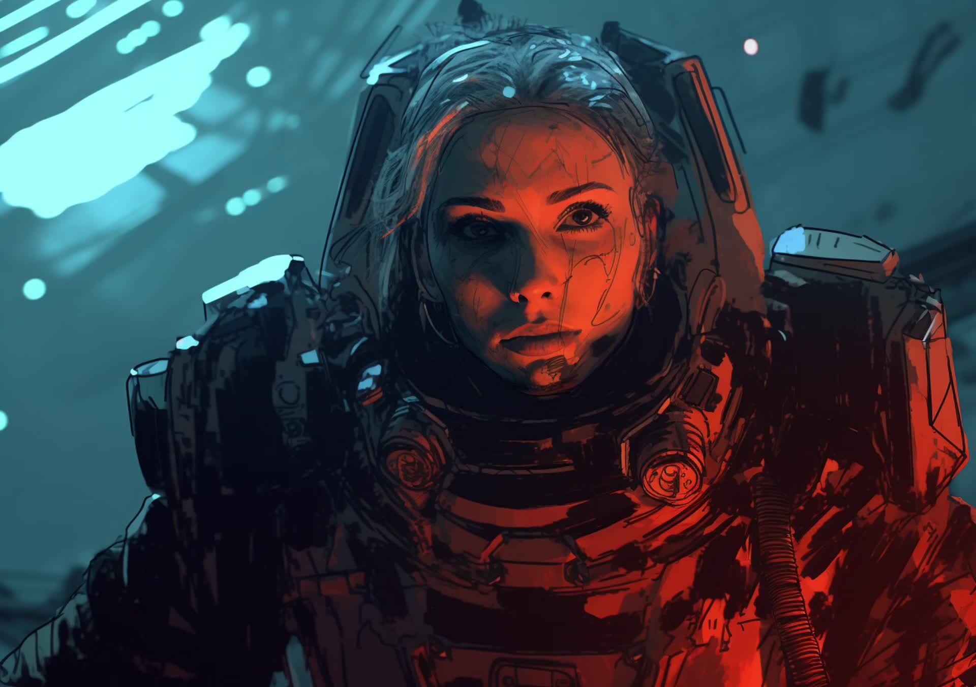 ArtStation - Sci Fi Female Portrait