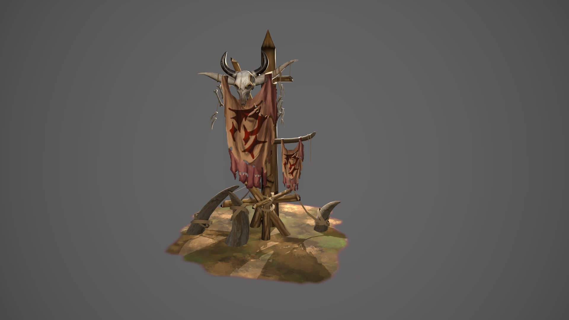 ArtStation - Stylized Orc Flag