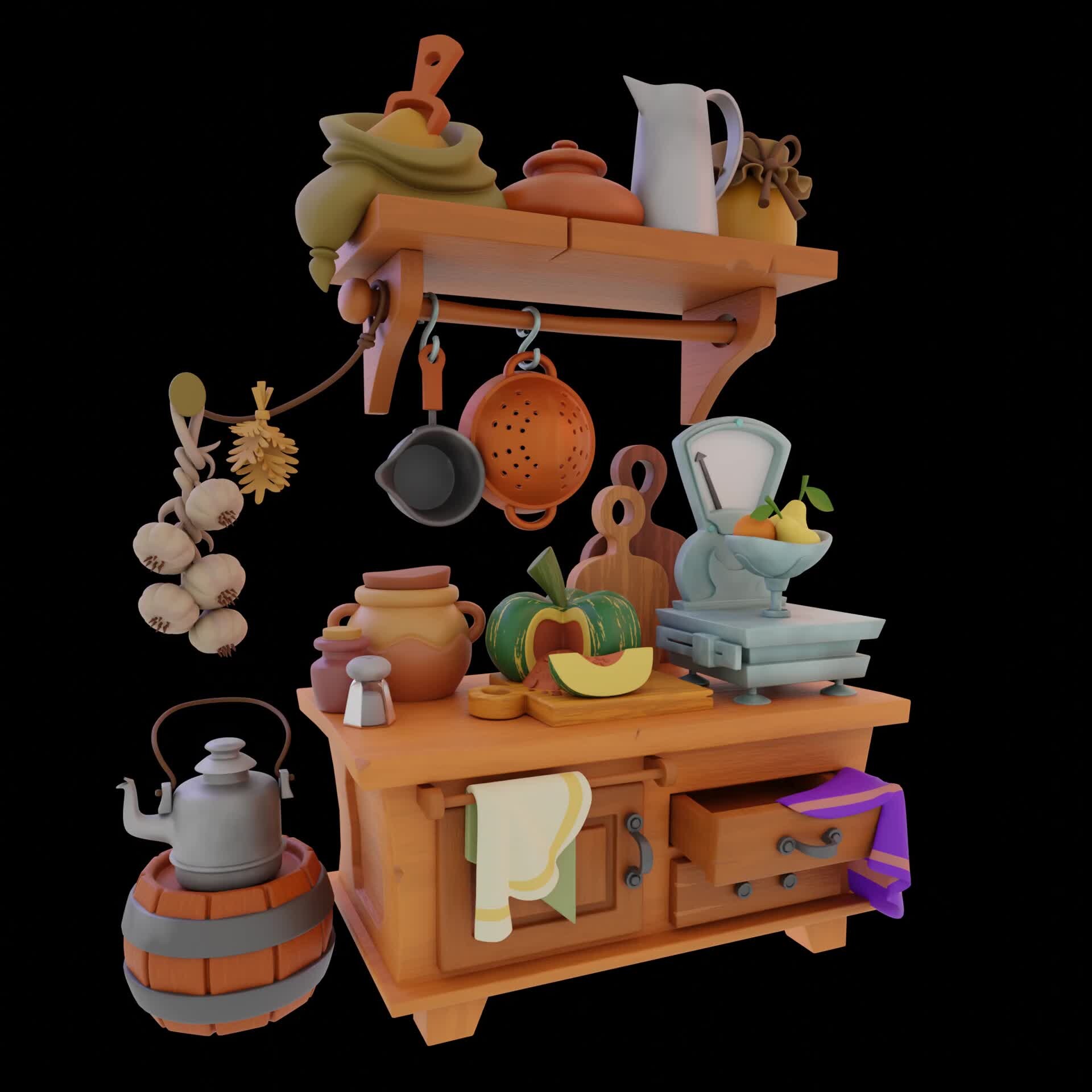 ArtStation - Magical Kitchen