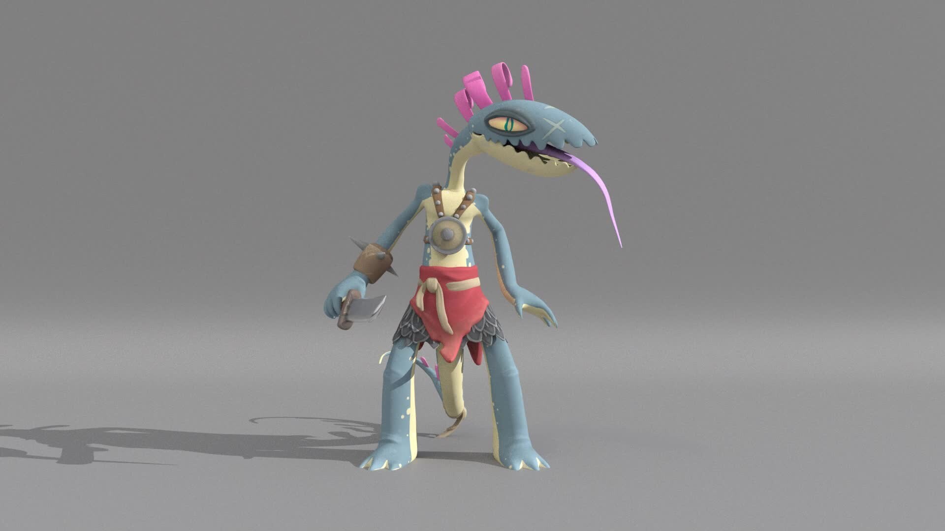 ArtStation - Lizard Idle